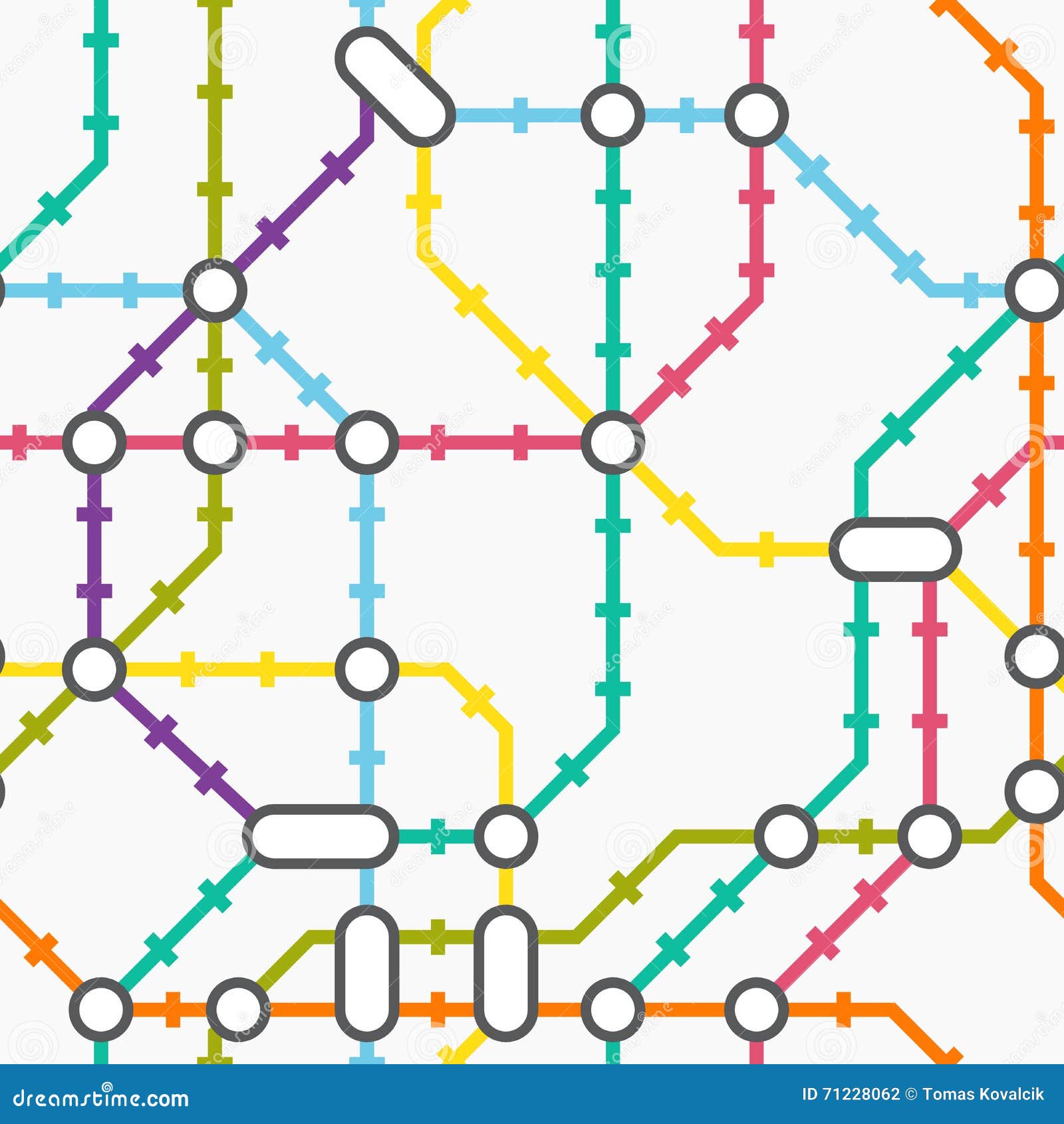 Subway Map. Seamless Pattern. Stock Vector - Illustration of abstract ...
