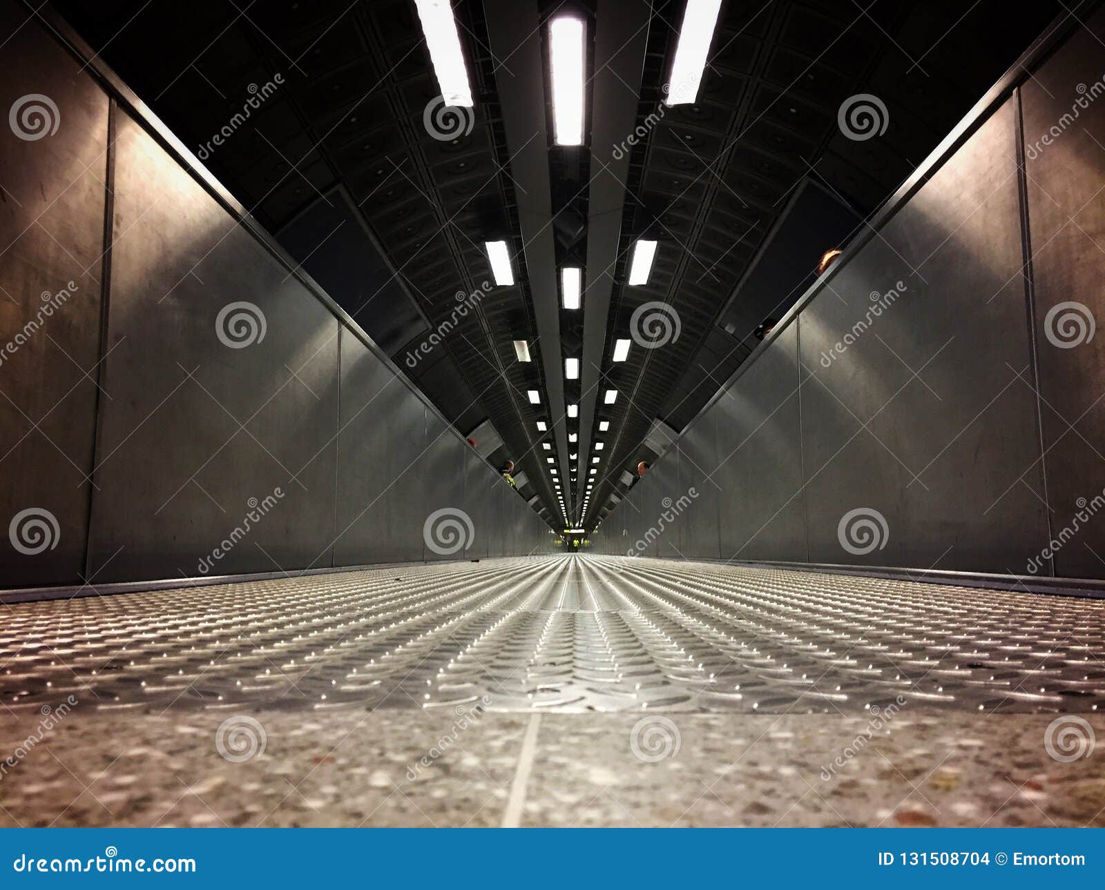 Subway walkway stock photo. Image of perspective, subway - 131508704