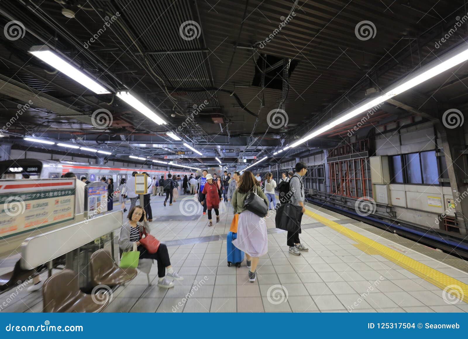 Osaka Subway One of the Busiest Metro System Editorial Stock Image ...