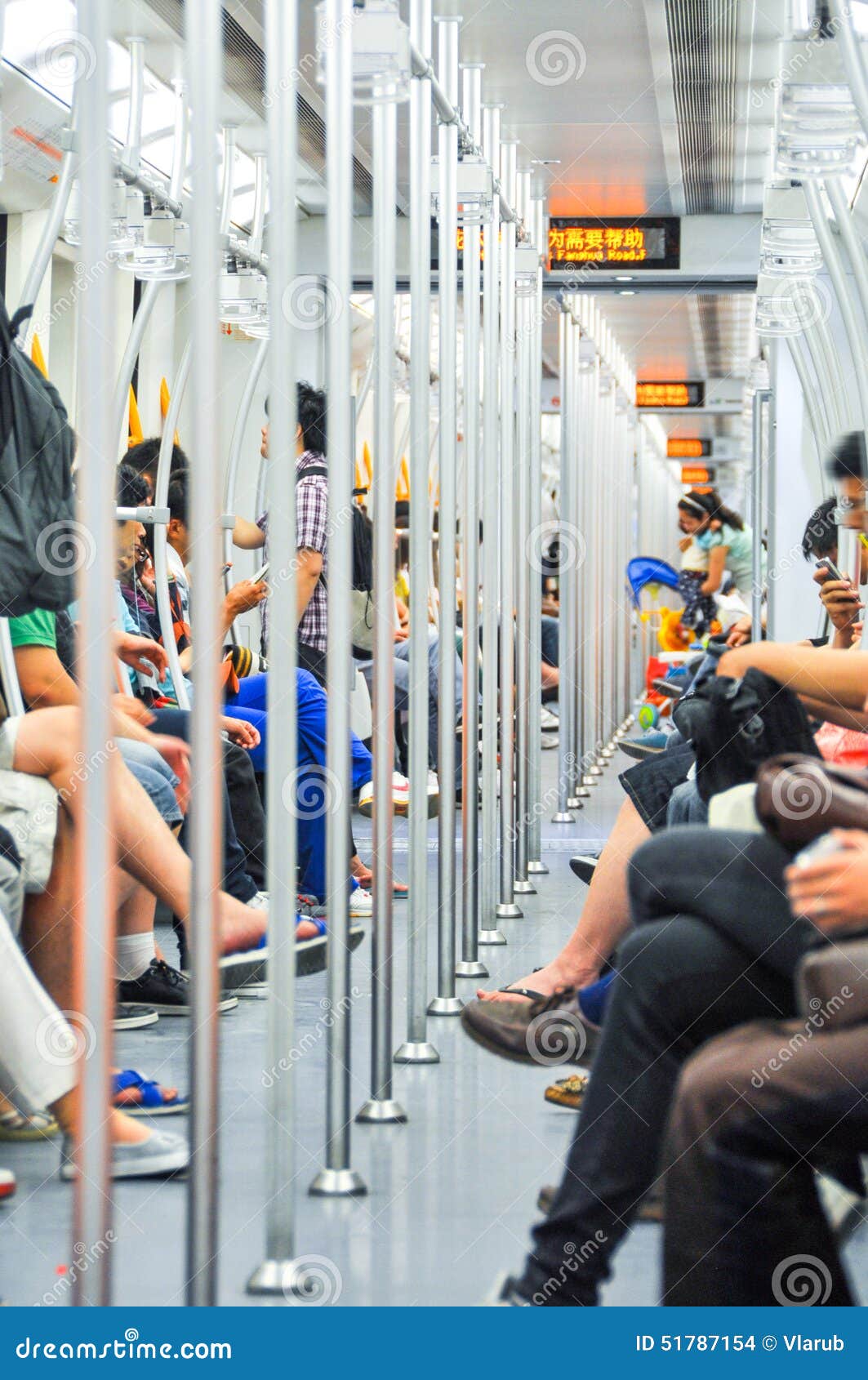 Subway passengers editorial stock image. Image of rush - 51787154