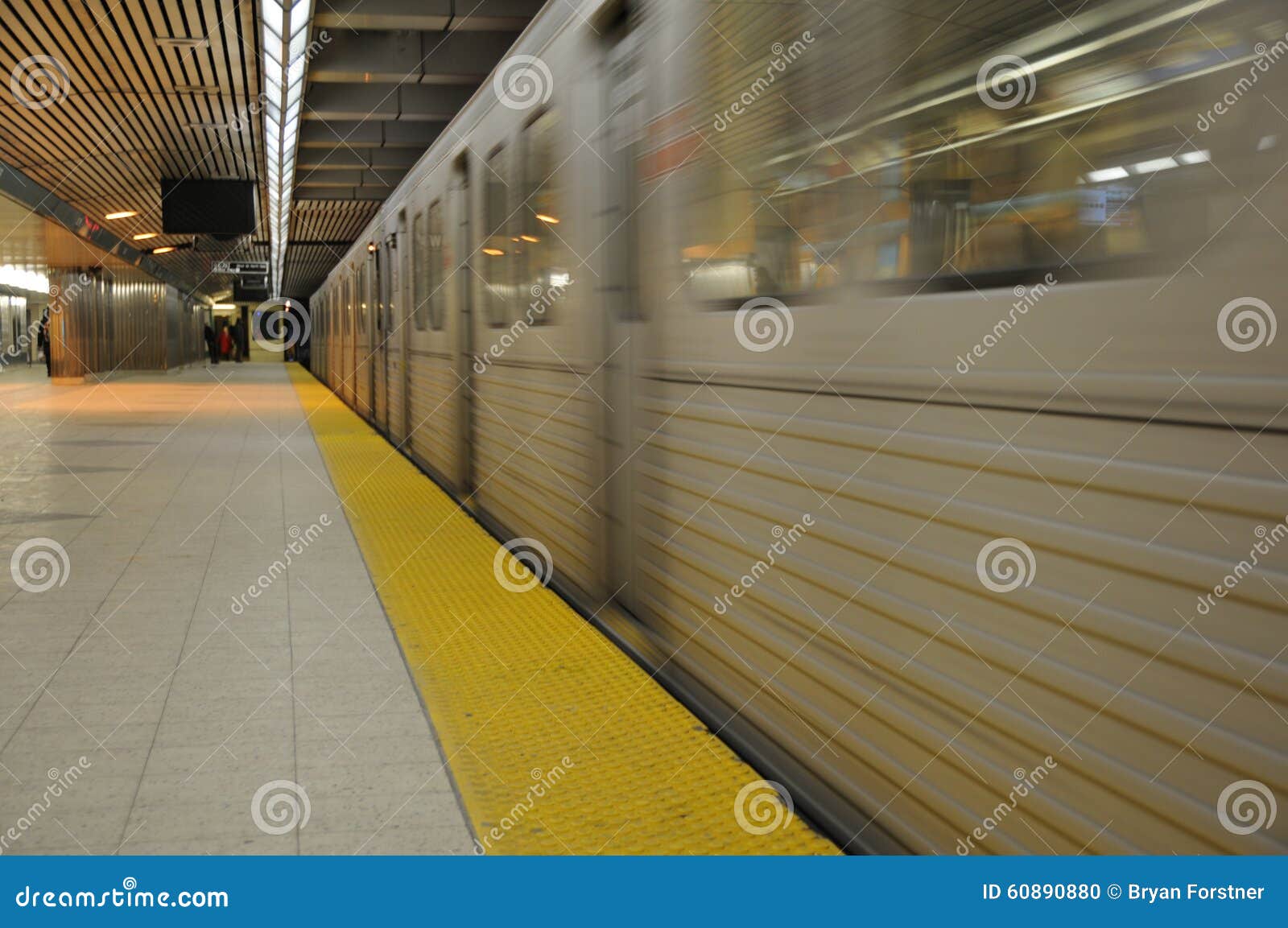 Subway Platform stock photo. Image of passengers, train - 60890880