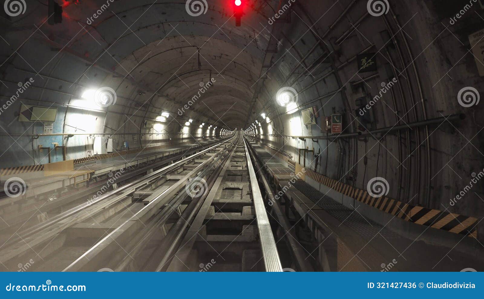 Subway Railway Level Crossing Stop Sign No Entry Passage Is Prohibited ...