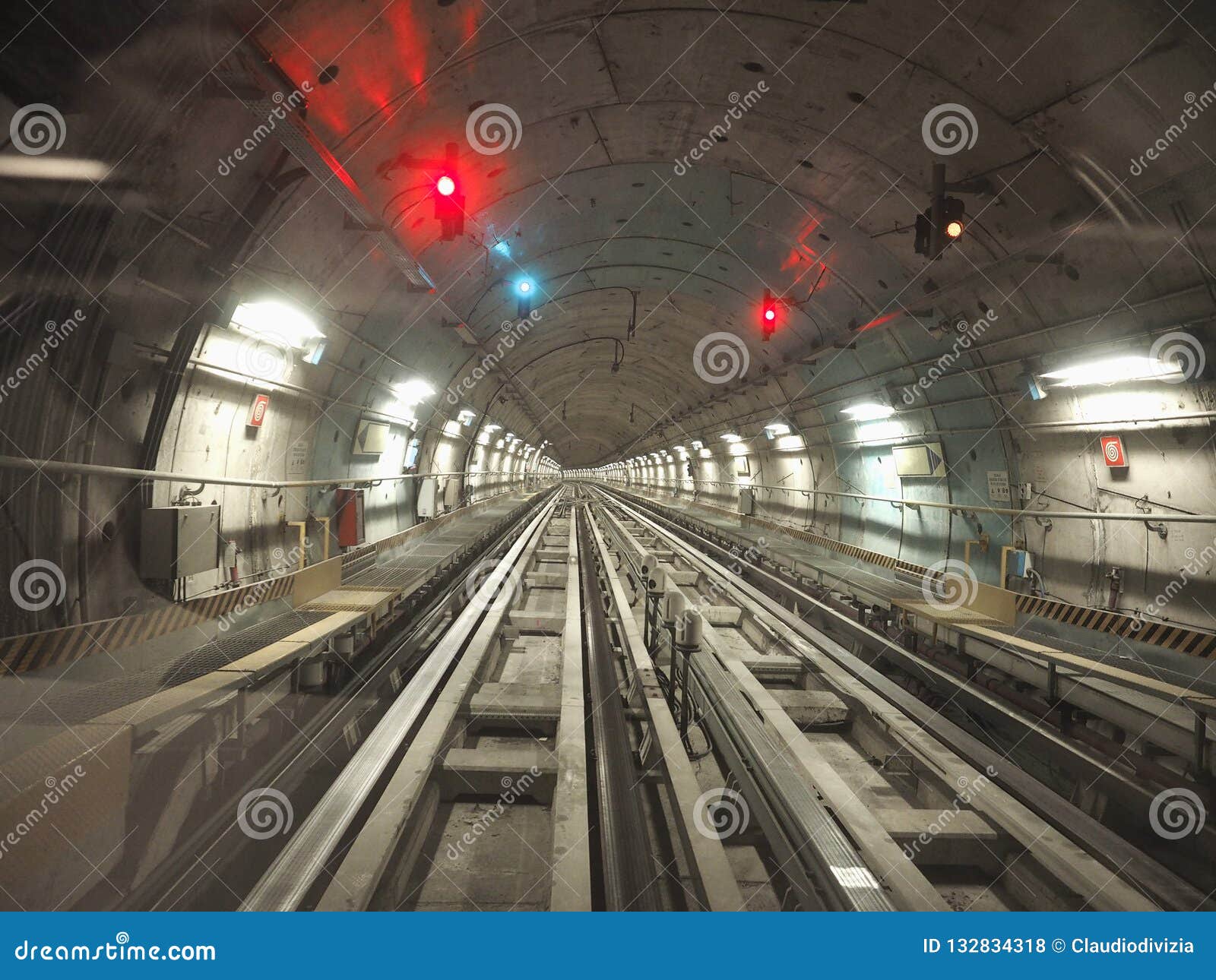 Subway Railway Level Crossing Stop Sign No Entry Passage Is Prohibited ...