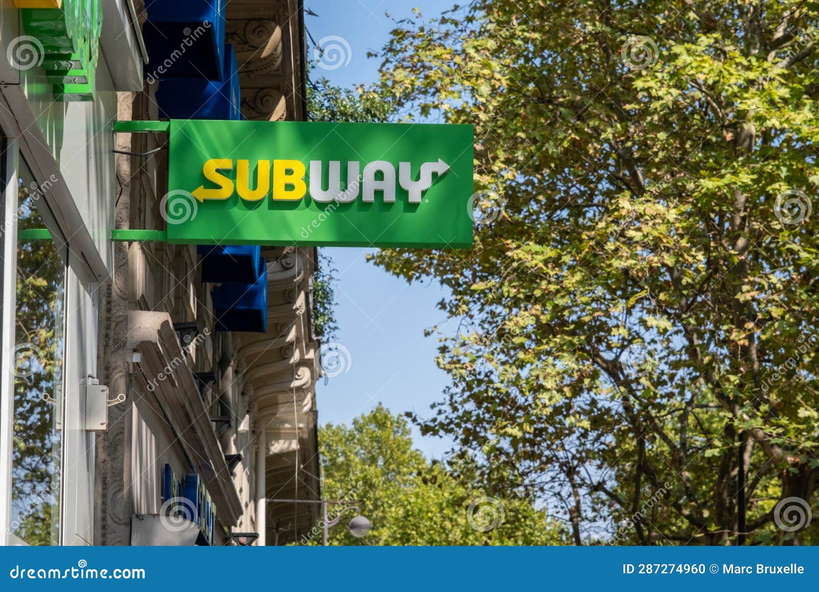 Subway Restaurant Logo Sign Editorial Image - Image of fast, franchise ...