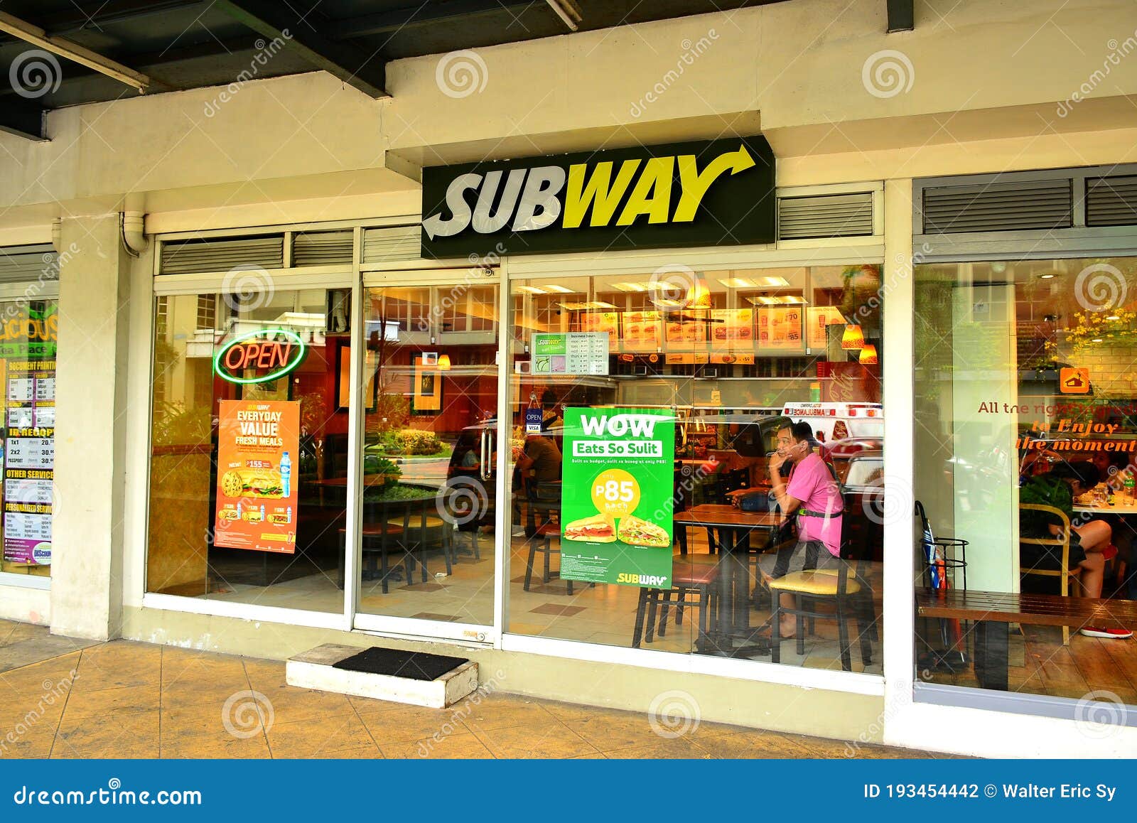 Subway Restaurant UST Branch in Manila, Philippines Editorial ...
