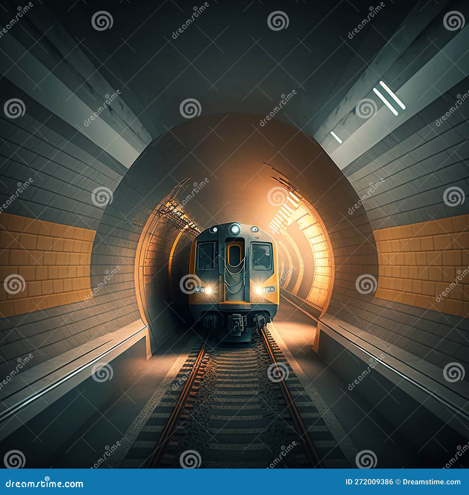 Subway Running Over The Jamsil Railway Bridge Over The Han River Made ...