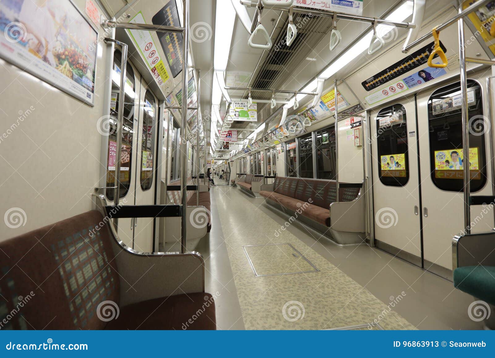 The Subway in Sapporo Downtown, 2017 Editorial Stock Photo - Image of ...