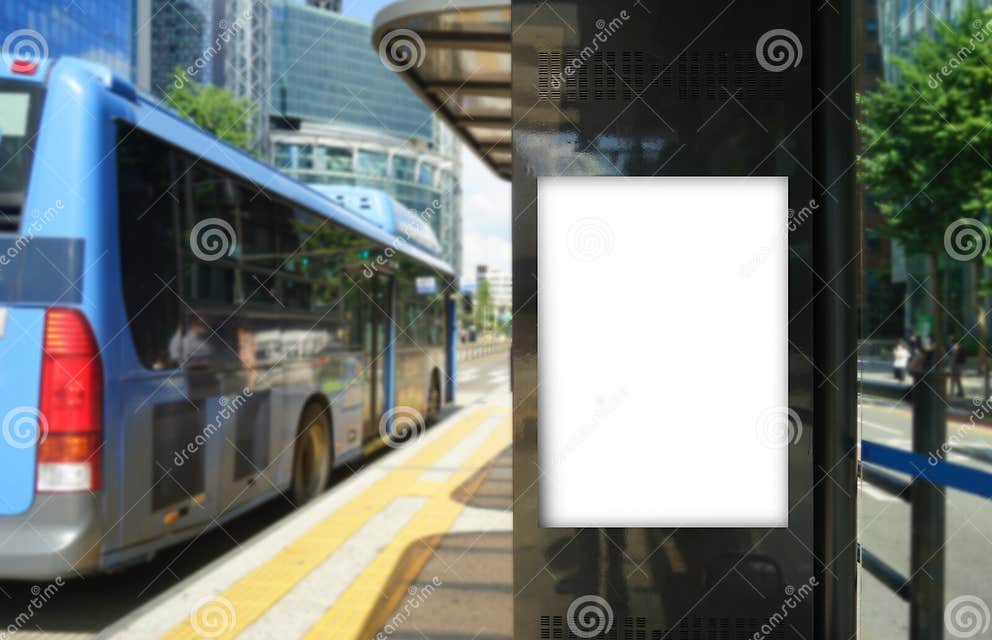 Subway Scenery and Advertising Mockup Stock Image - Image of space ...