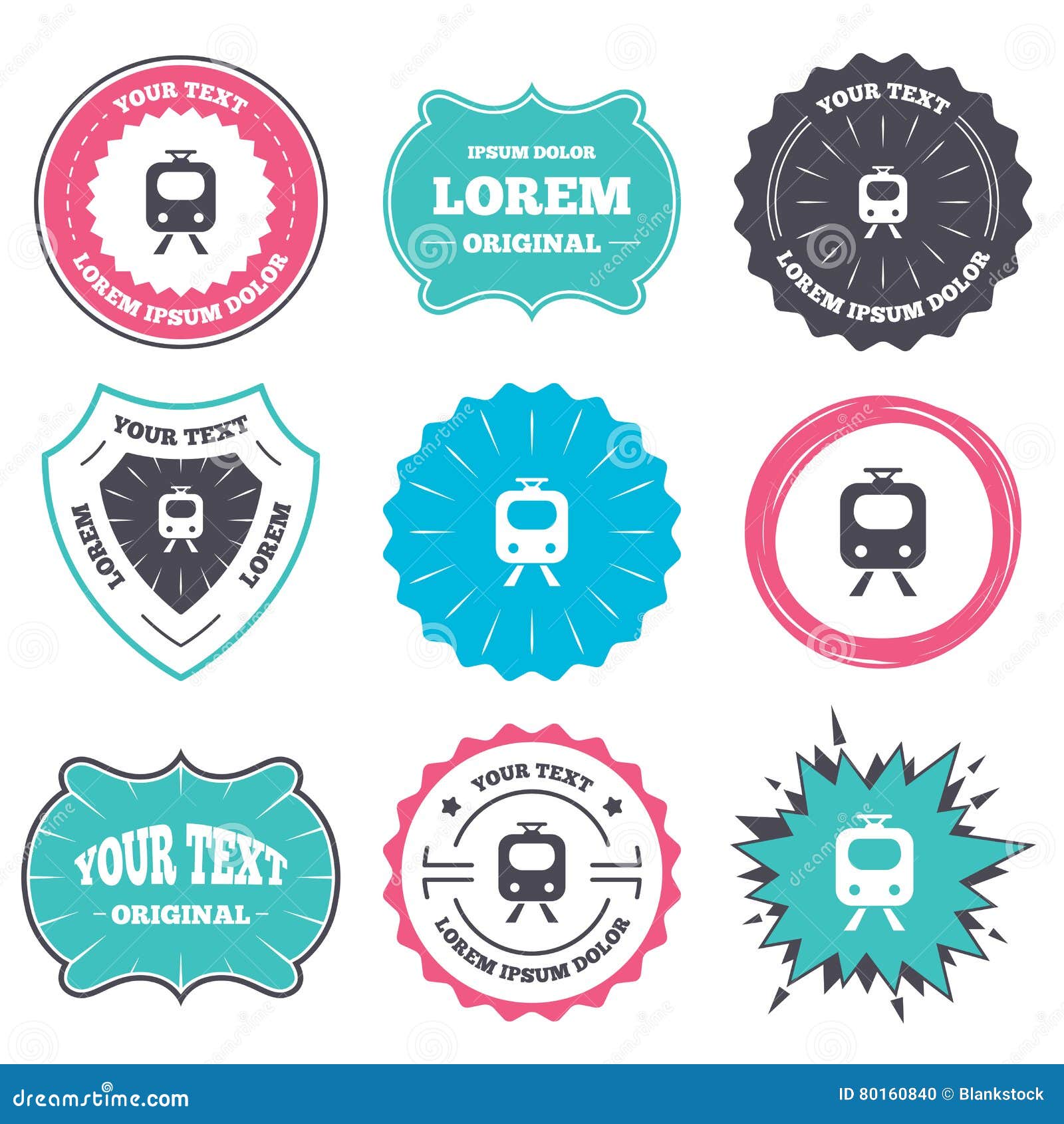 Subway Sign Icon. Train, Underground Symbol Stock Vector - Illustration ...