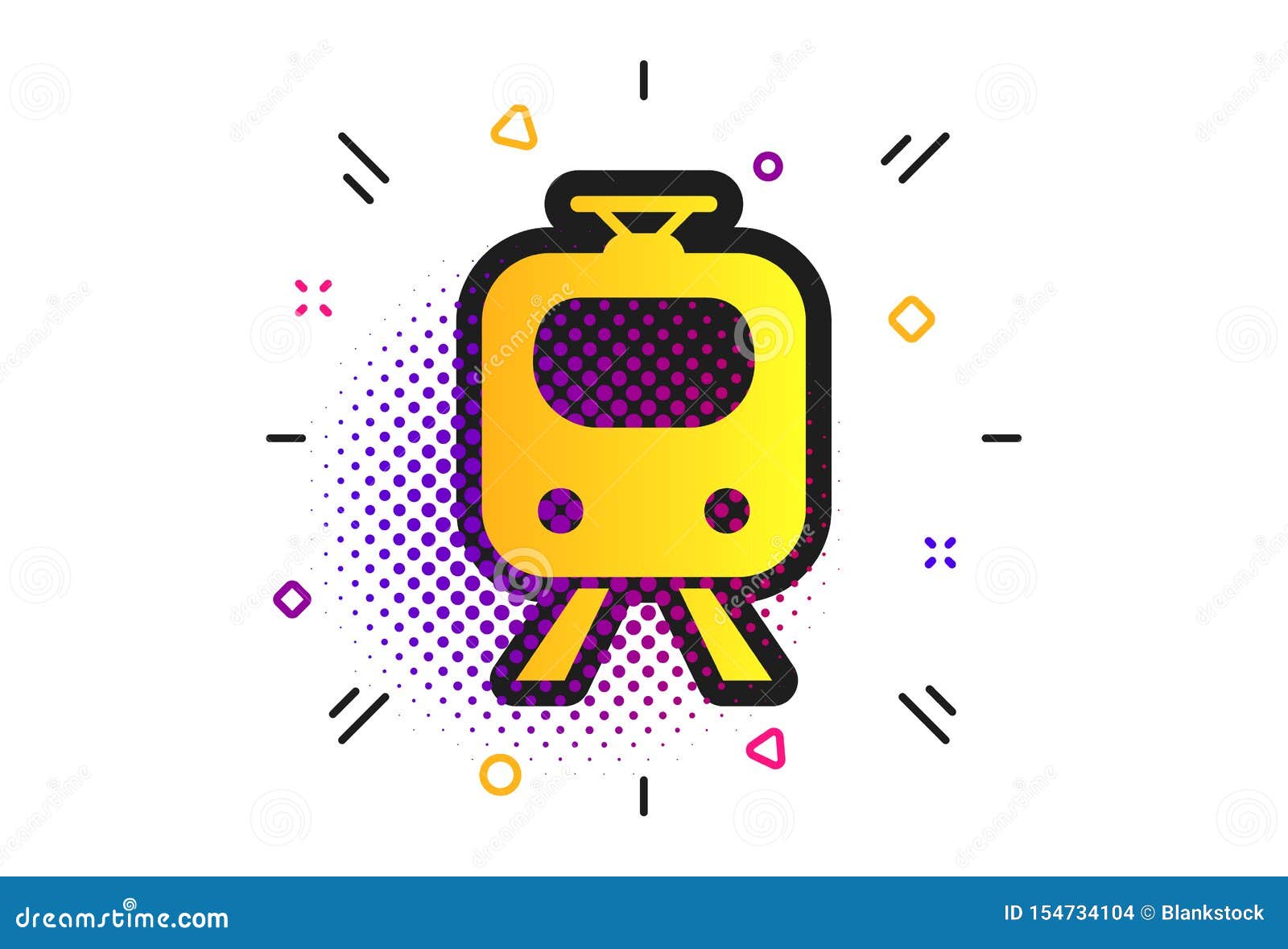 Subway Sign Icon. Train, Underground Symbol. Vector Stock Vector ...