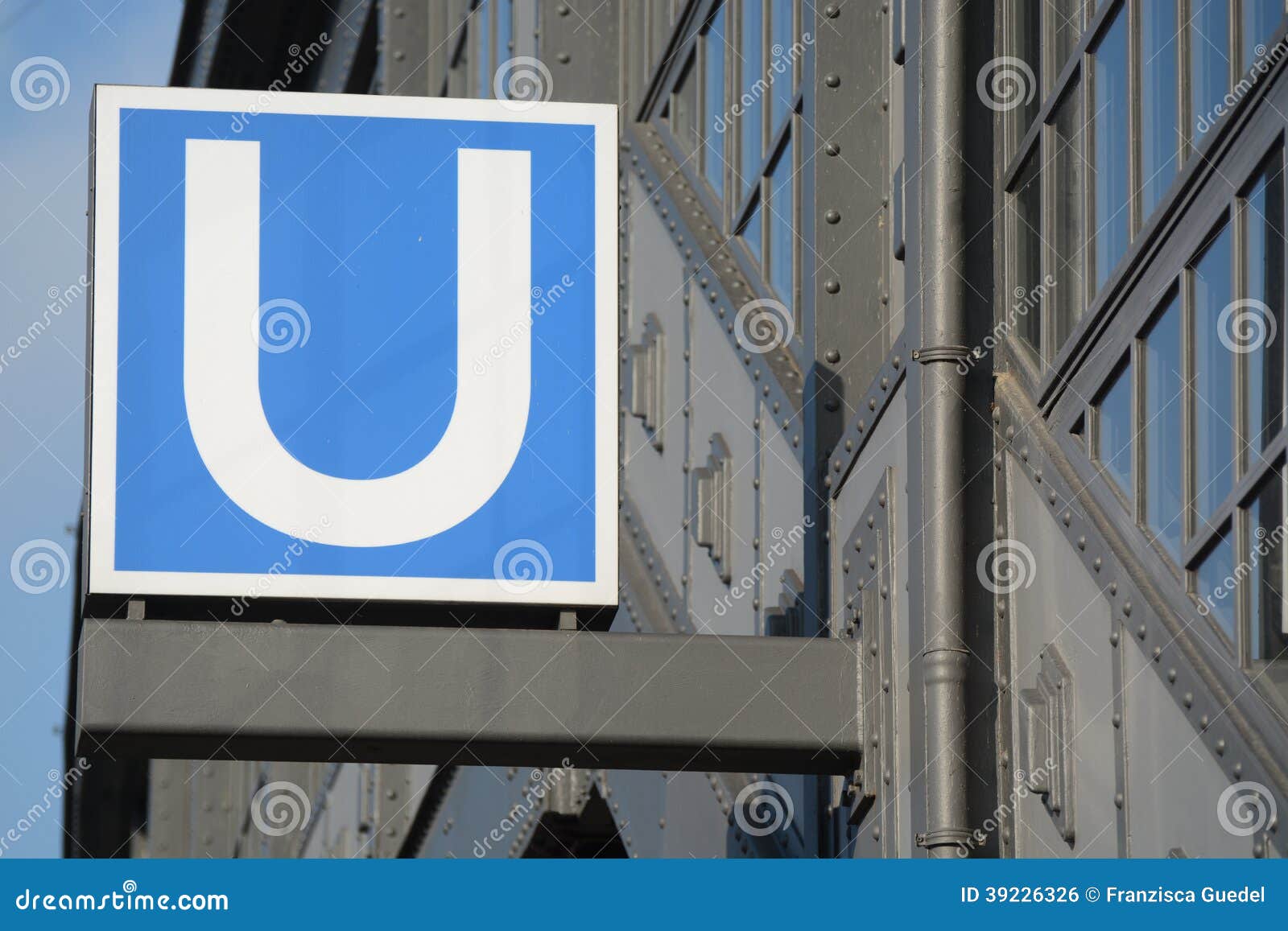 Subway Sign stock photo. Image of symbol, signpost, architecture - 39226326