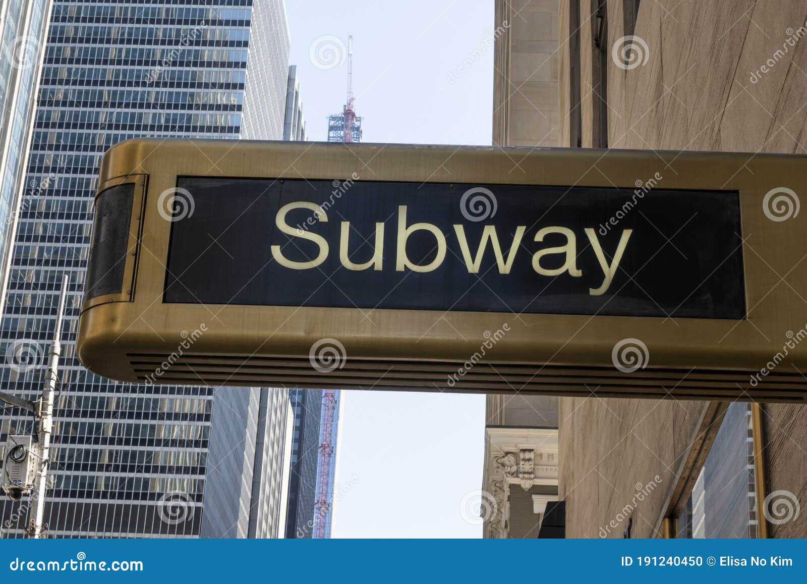 A subway sign stock photo. Image of life, urban, view - 191240450