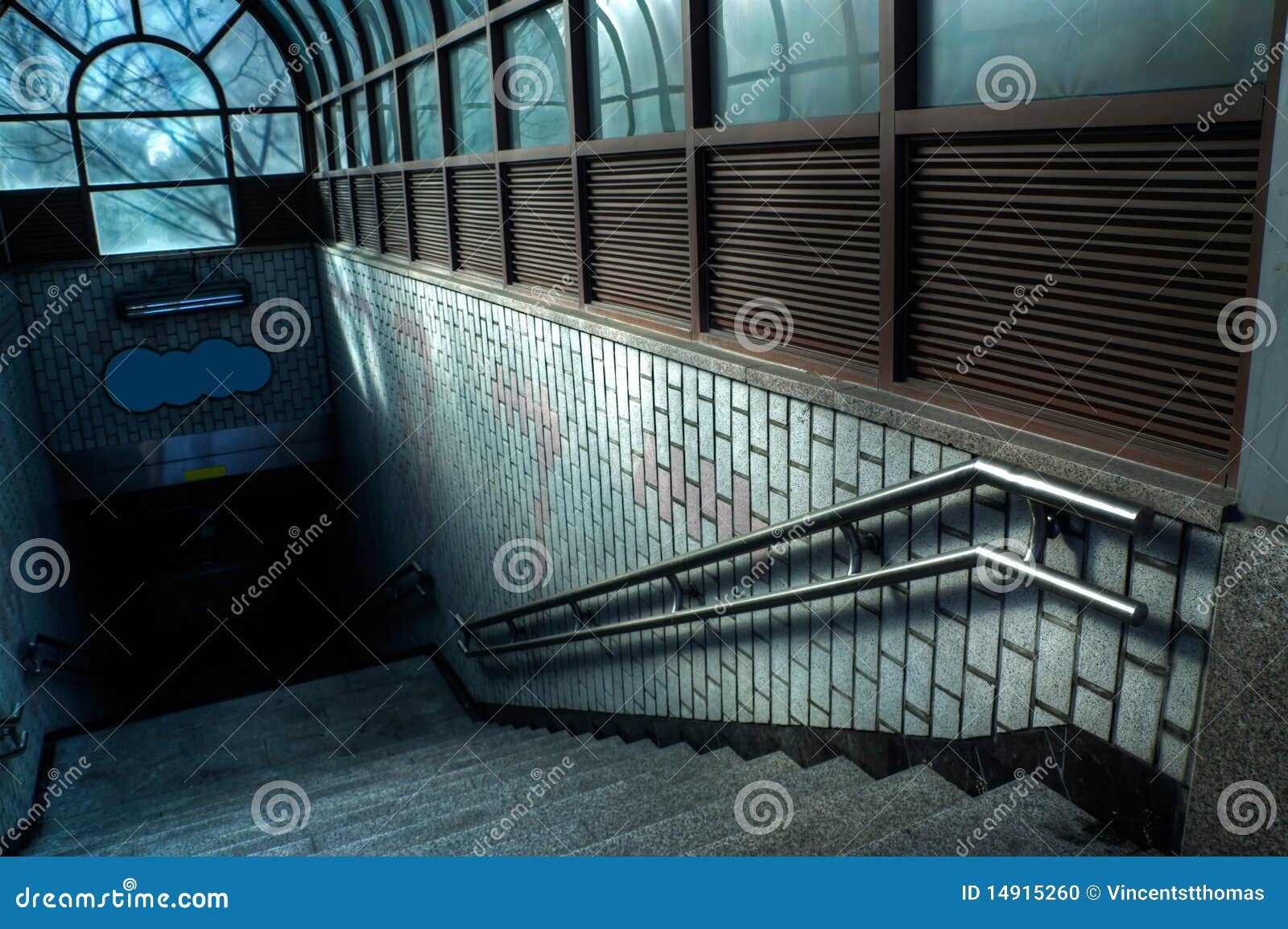 Subway Station stock photo. Image of transportation, railing - 14915260