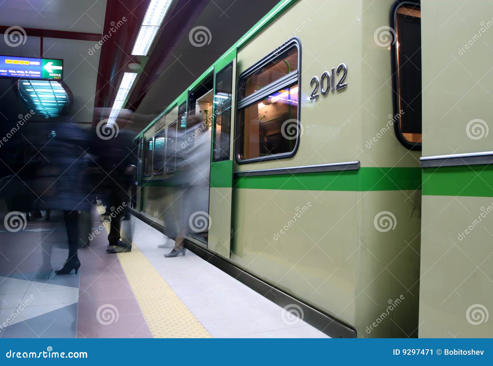 Subway Station Picture. Image: 9297471