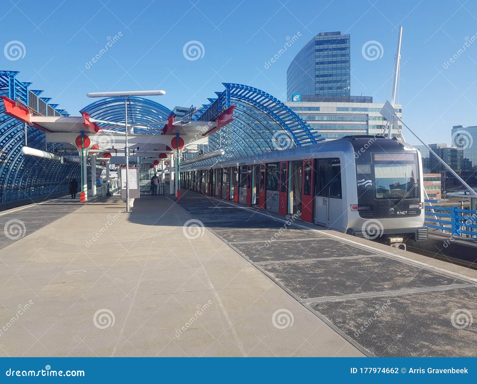 Subway Station in Amsterdam the Netherlands Editorial Photography ...