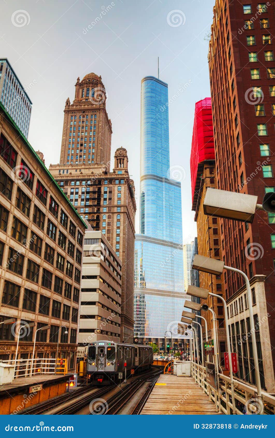 Subway station in Chicago editorial stock photo. Image of illinois ...