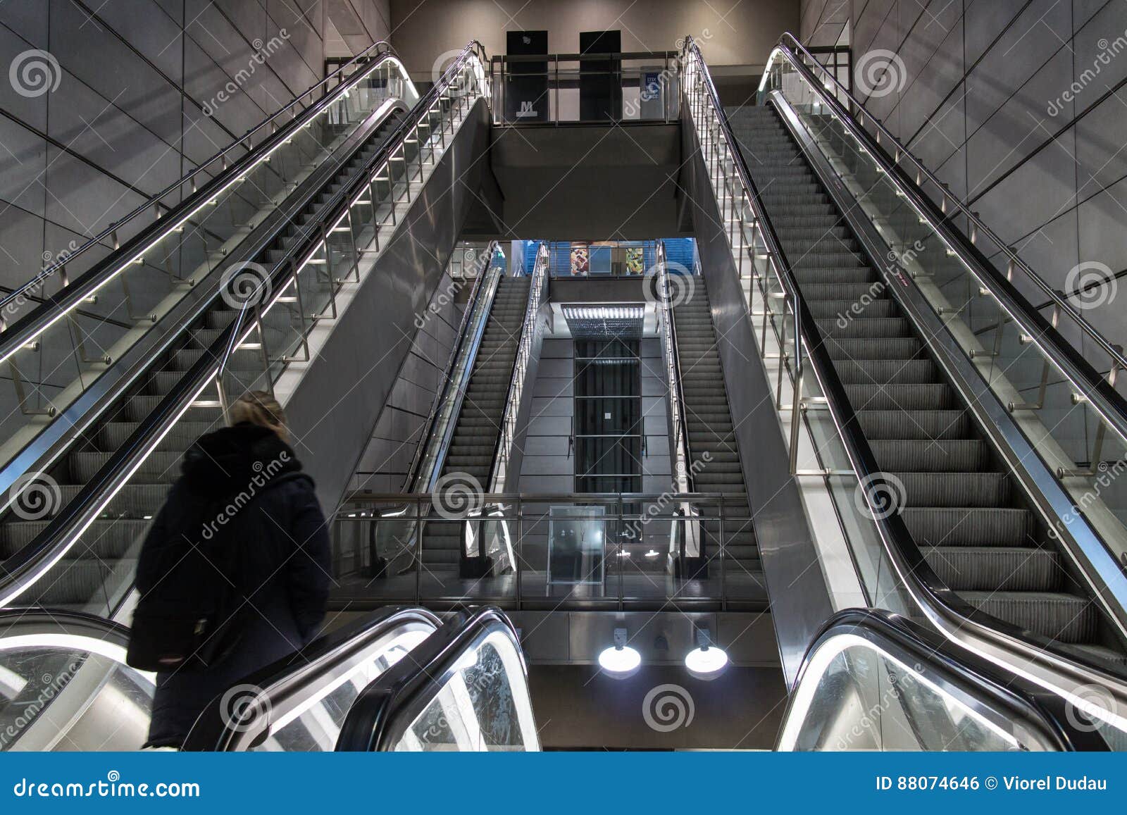 Subway Station in Copenhagen Editorial Photo - Image of square, person ...