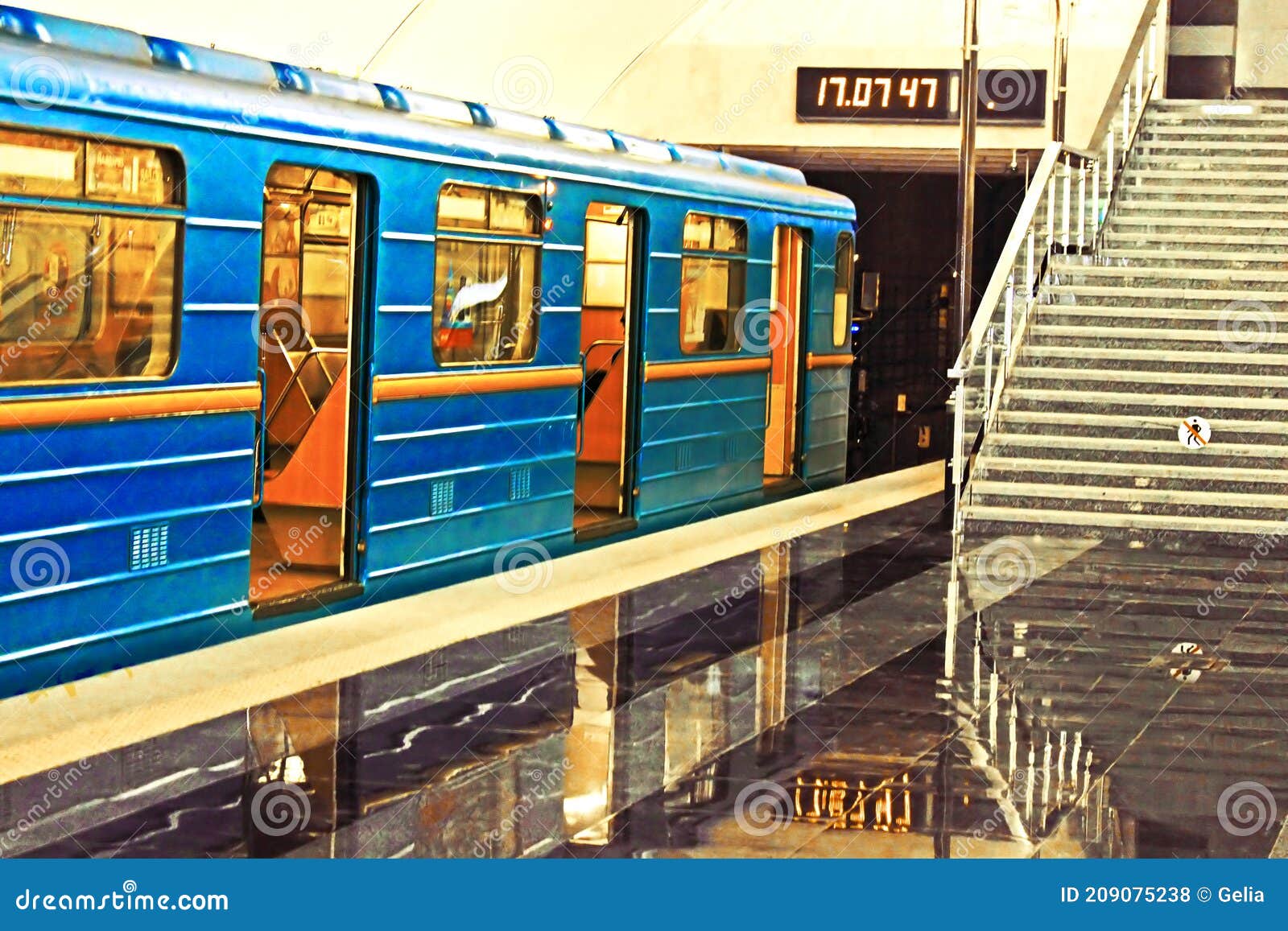 Subway Station in Kyiv Underground Ukraine Editorial Stock Photo ...