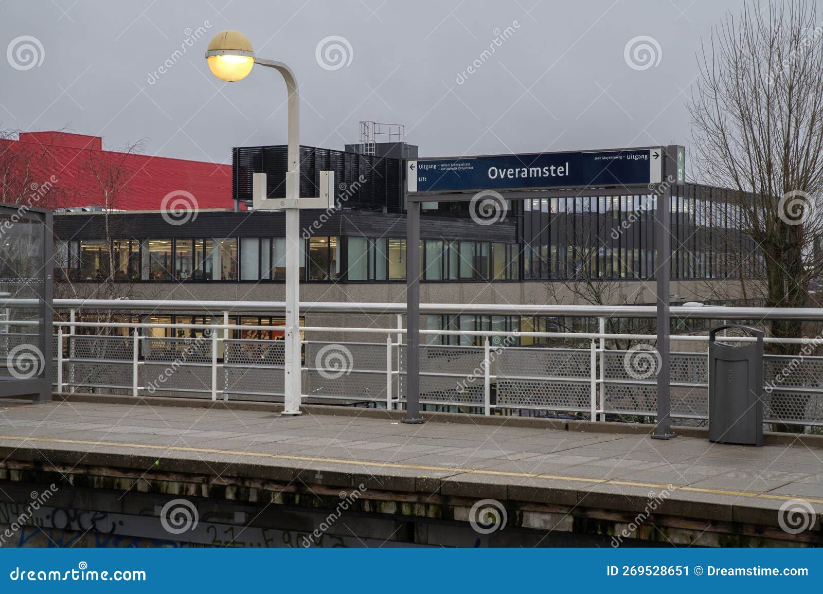 Subway Station Overamstel at Amsterdam the Netherlands 16-1-2023 ...