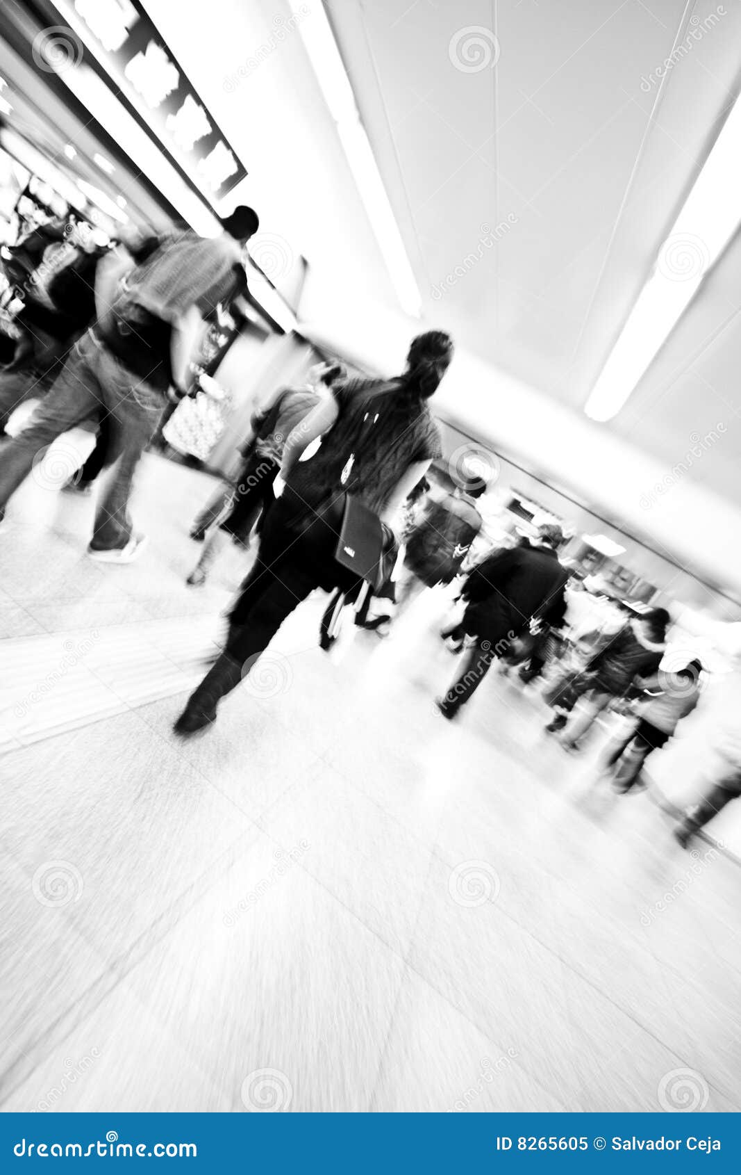 Subway Station People in Motion Stock Image - Image of asia, luggage ...
