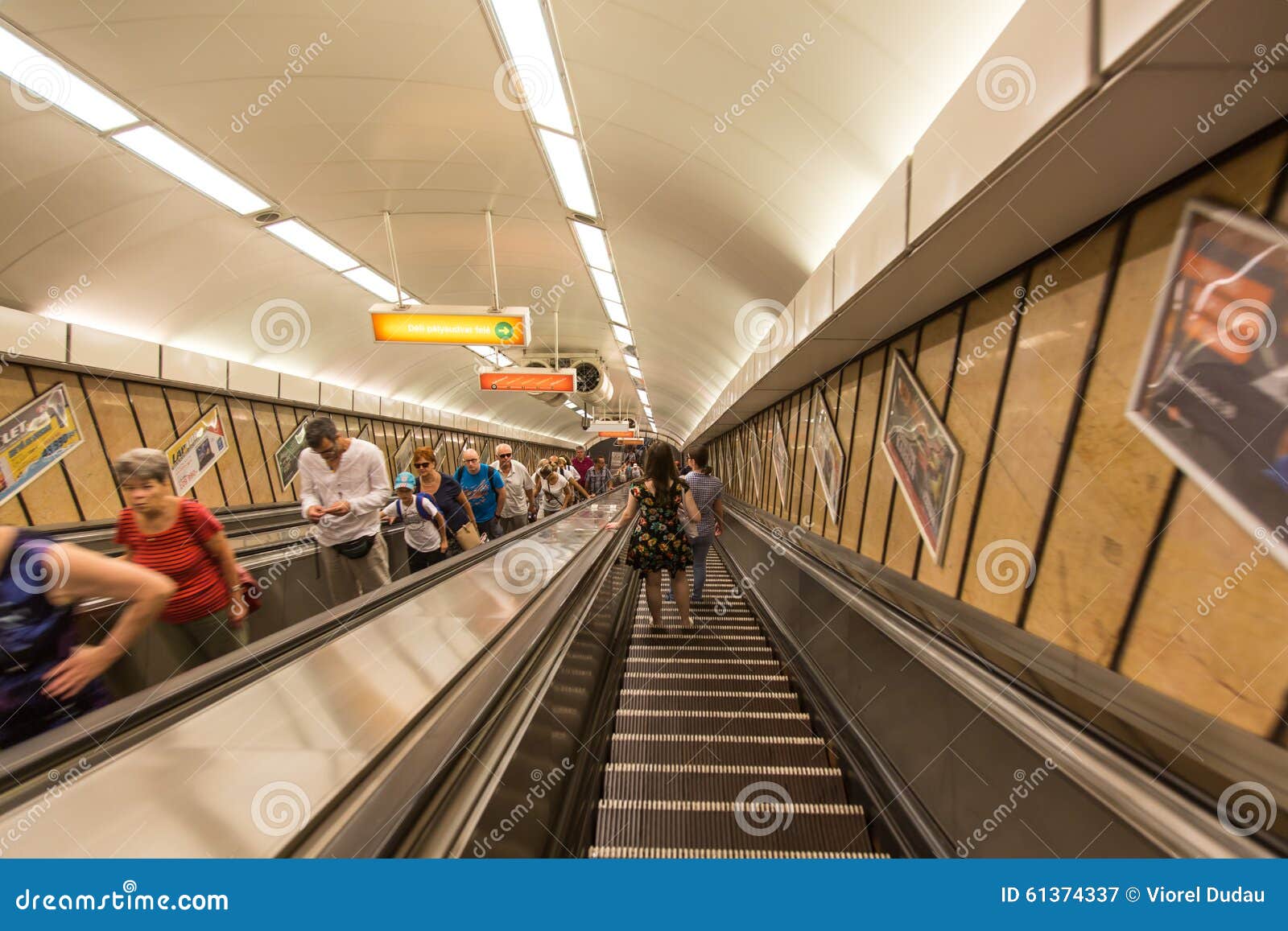 Underground Passage With Metal Stairs Leading To A Building Covered In ...