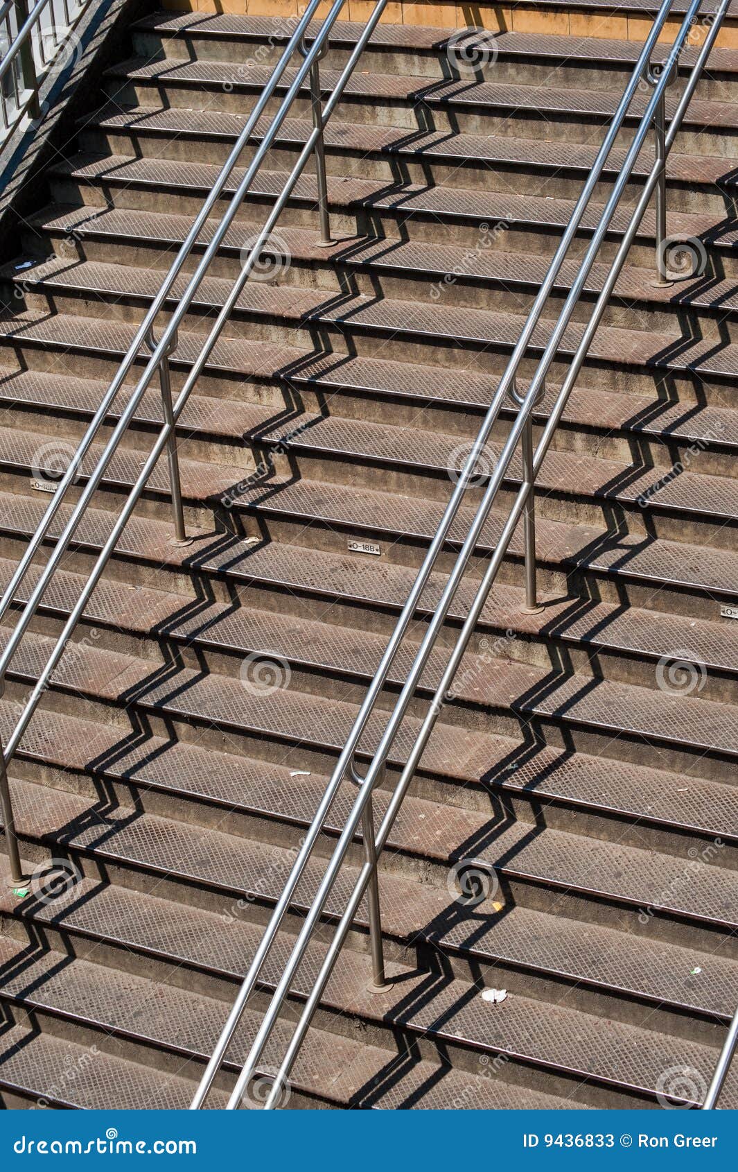 Subway Steps, New York City Stock Image - Image of steps, steel: 9436833