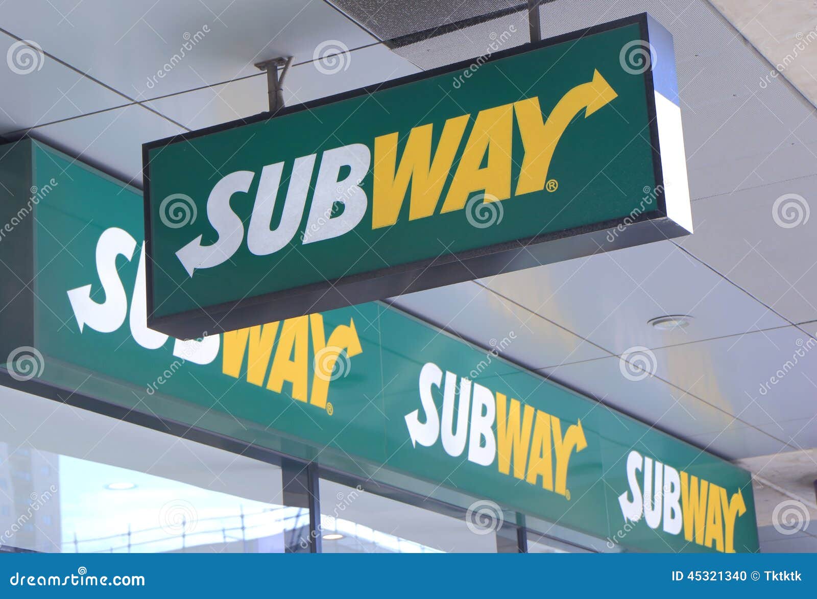 SUBWAY fast food editorial image. Image of health, fast - 45321340
