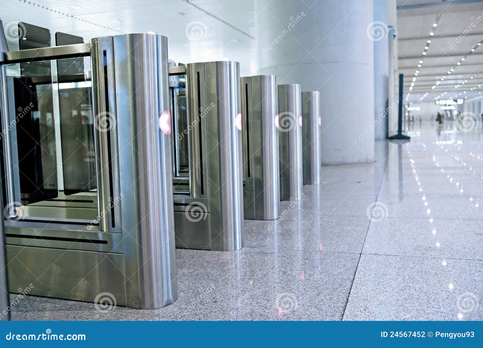 Subway ticket gate design stock photo. Image of subway - 24567452