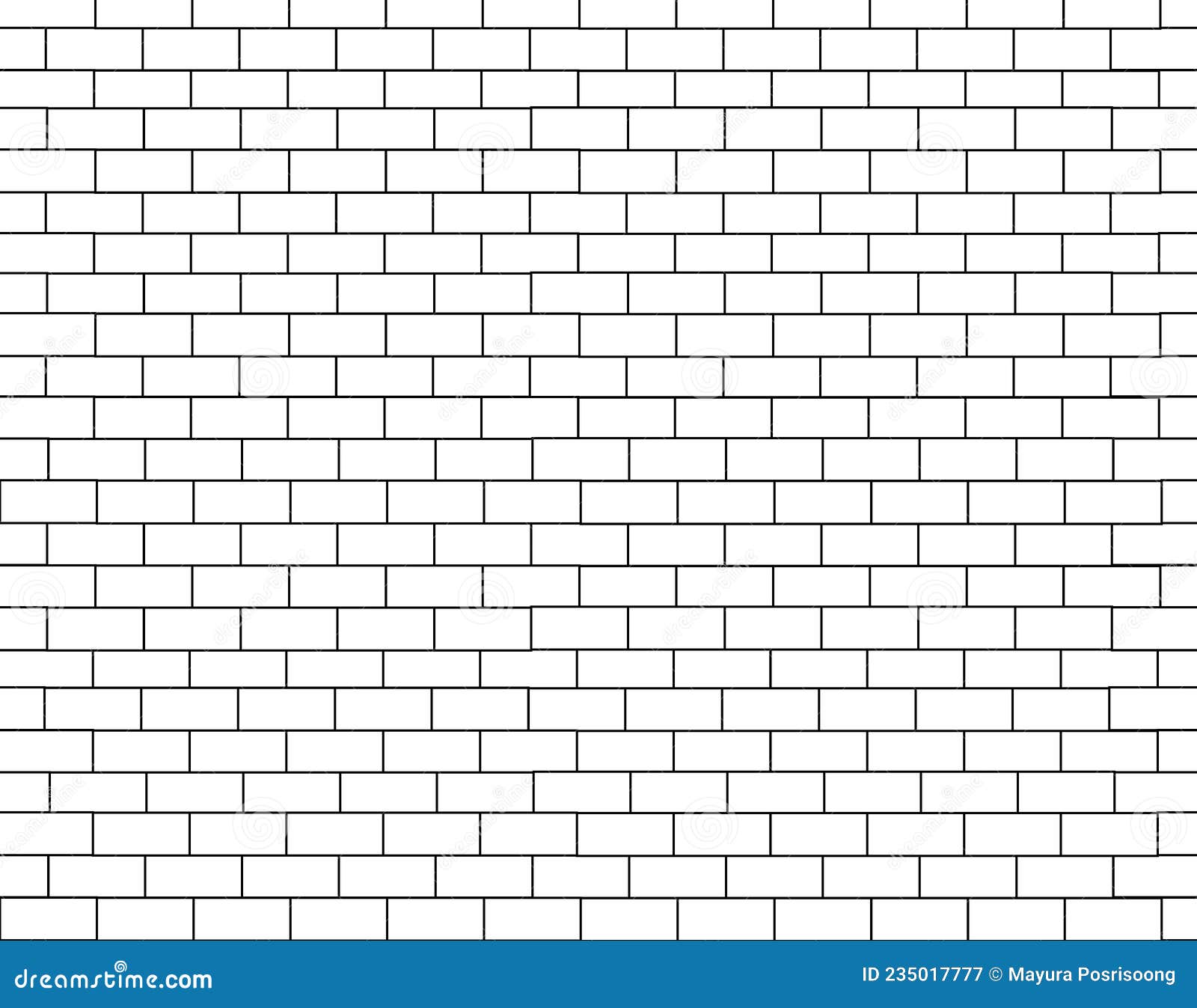 Subway Tile Seamless Pattern Design Background Stock Illustration ...