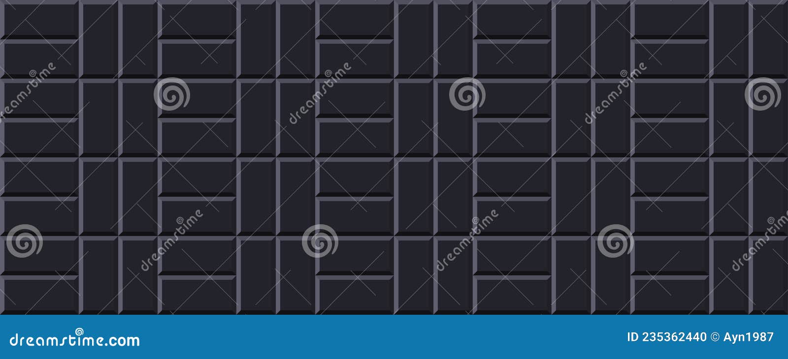 Subway Tile Seamless Pattern. Vector Abstract Background with Geometric ...