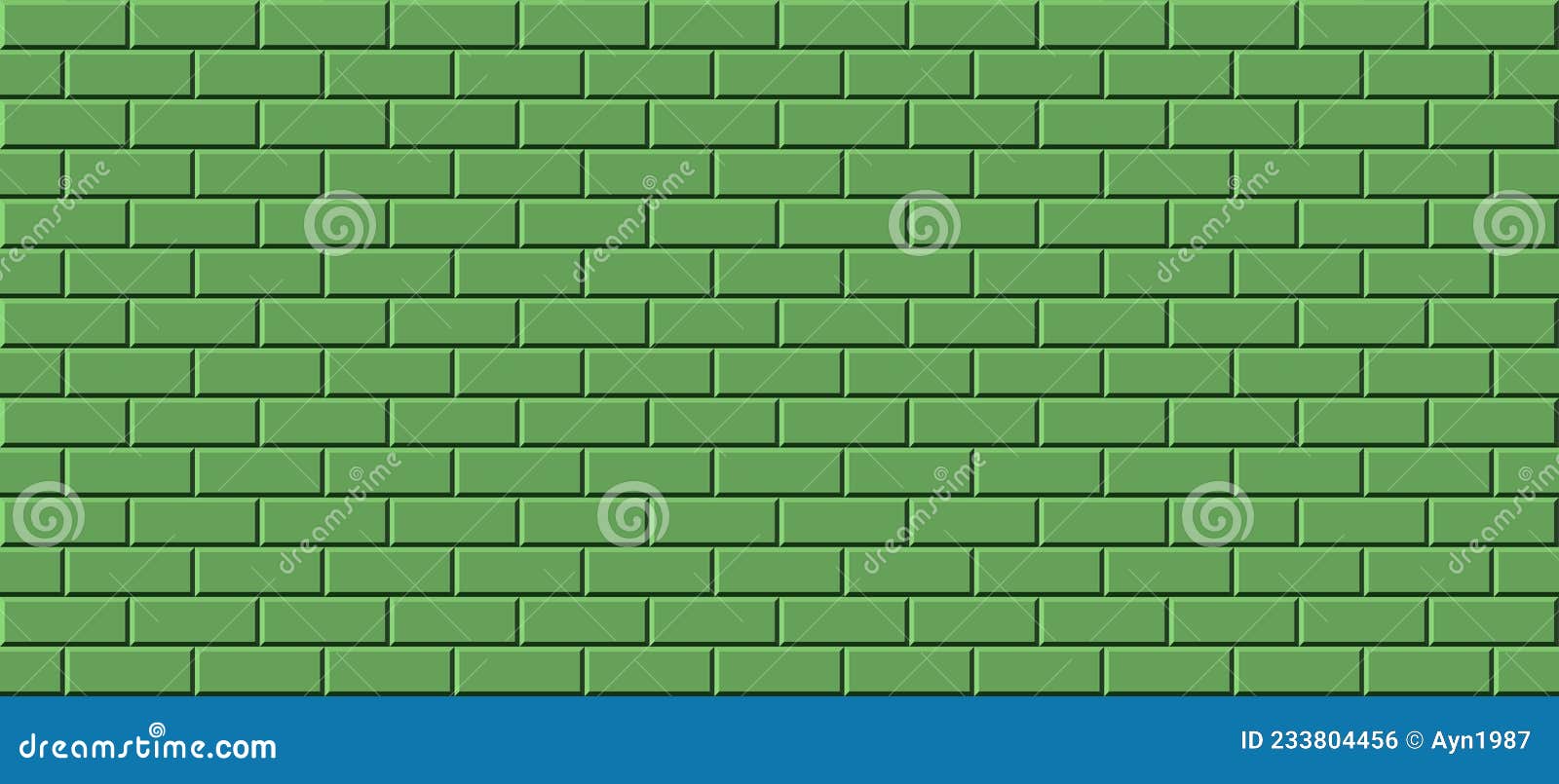 Subway Tile Seamless Pattern. Vector Abstract Background with Geometric ...