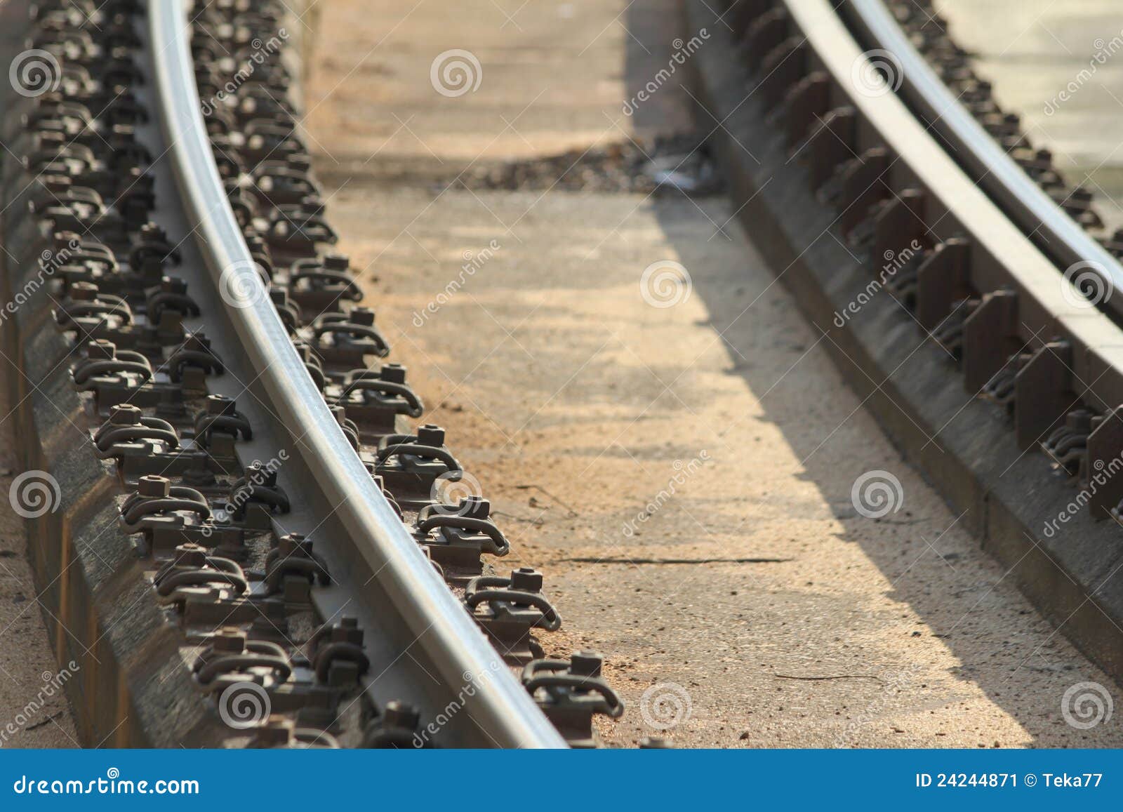 Subway tracks stock image. Image of movement, rail, rails - 24244871
