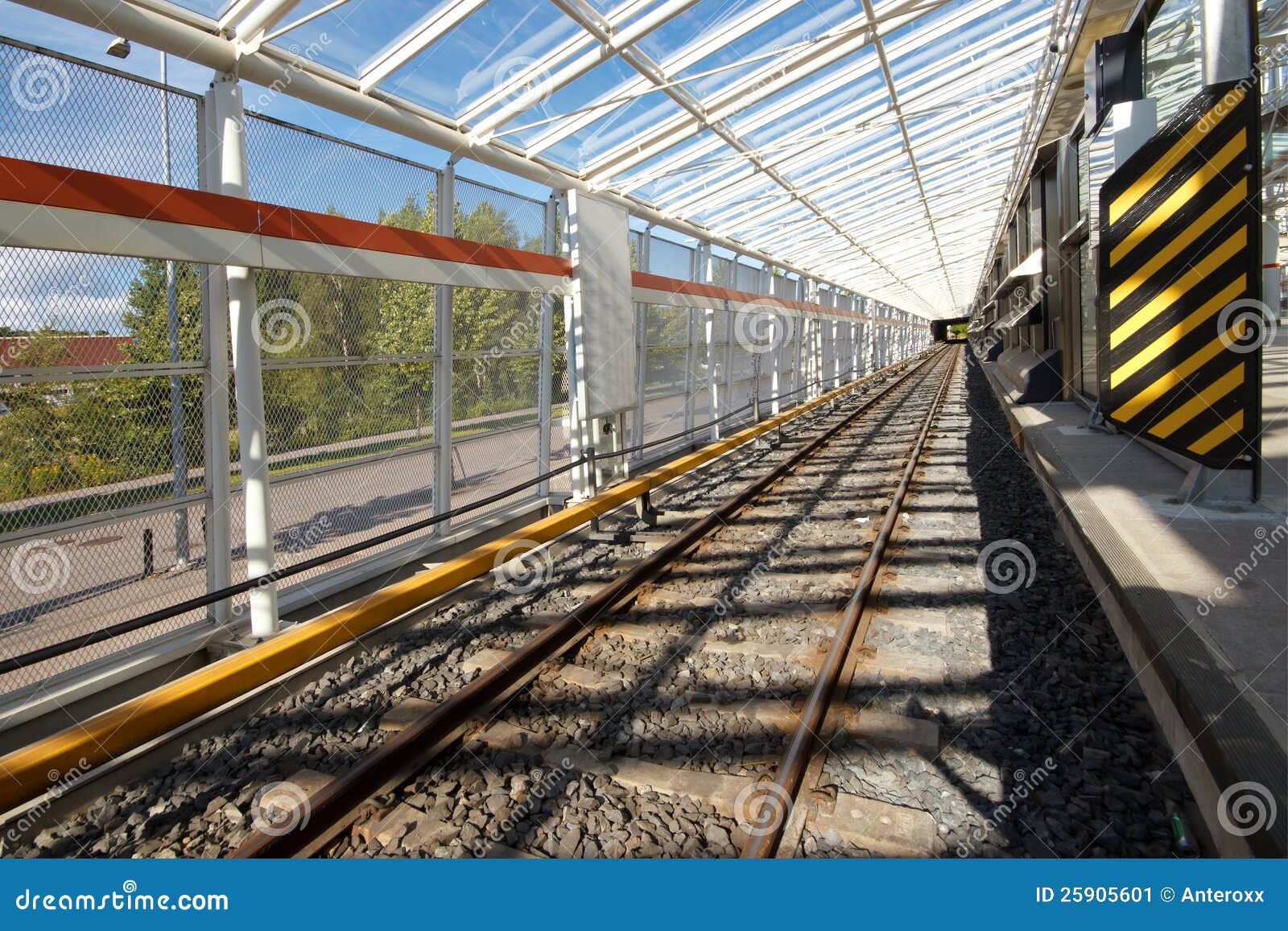 Subway tracks stock image. Image of power, railway, subway - 25905601