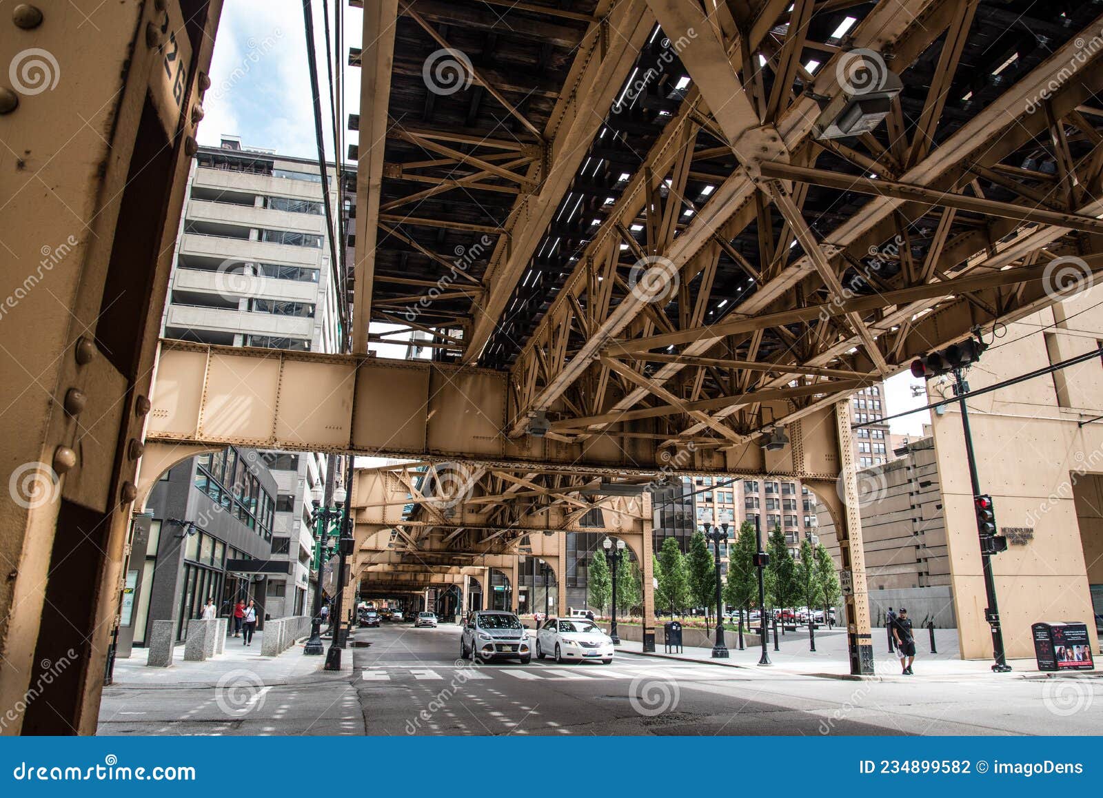 Subway Tracks of the Loop Line in Chicago Editorial Photography - Image ...