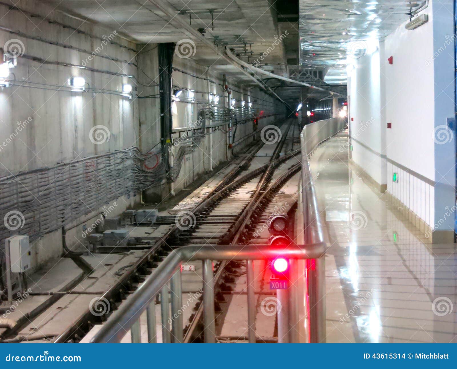 Subway Tracks stock photo. Image of movement, transit - 43615314