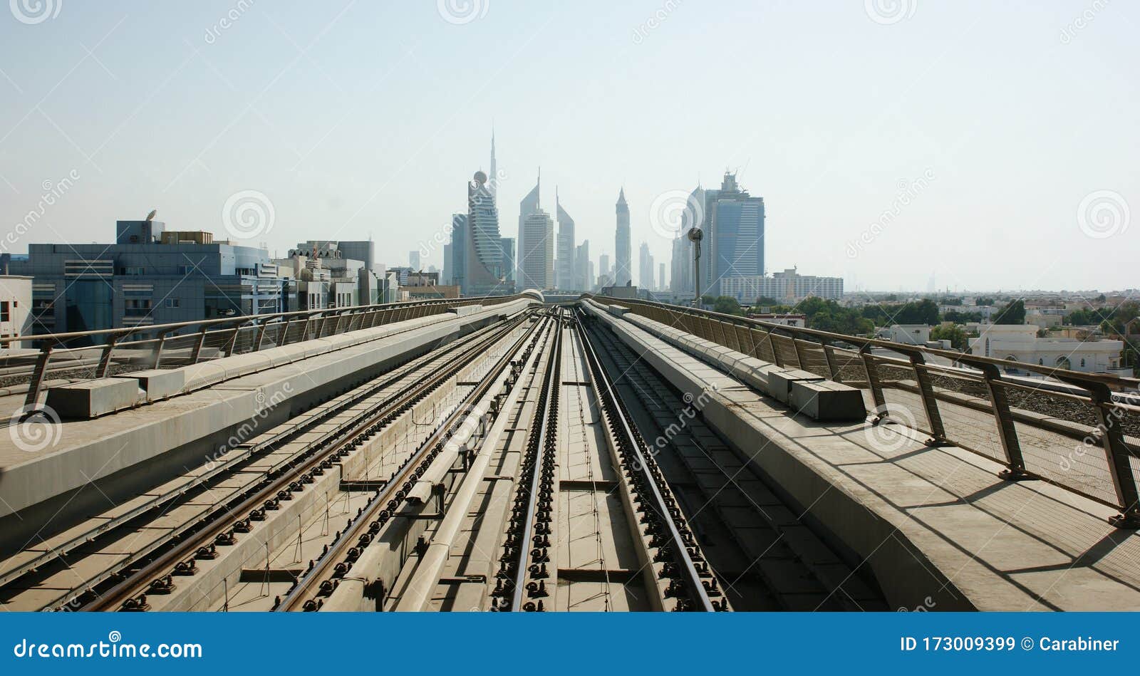 Subway tracks stock image. Image of exterior, rail, horizontal - 173009399