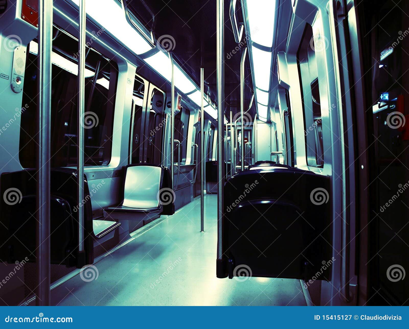 Subway train stock image. Image of city, traffic, transportation - 15415127