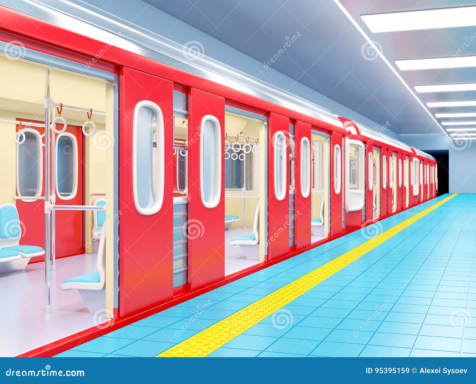 Subway Train Clipart