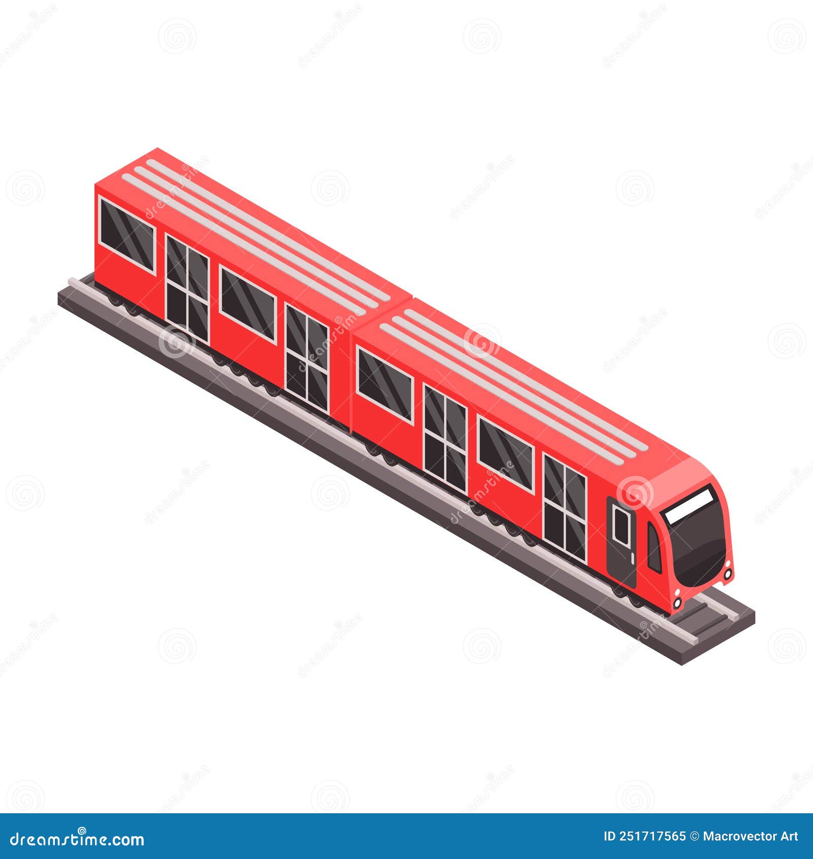 Subway Train Icon stock vector. Illustration of urban - 251717565