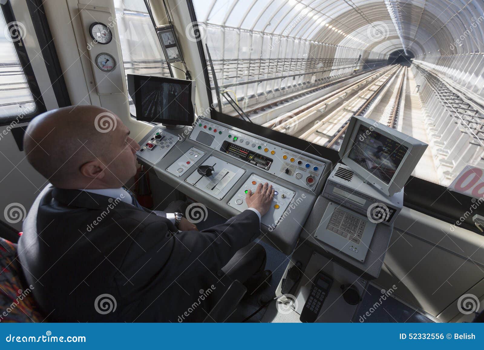Subway Train Operator Driver Editorial Photo - Image of life, action ...