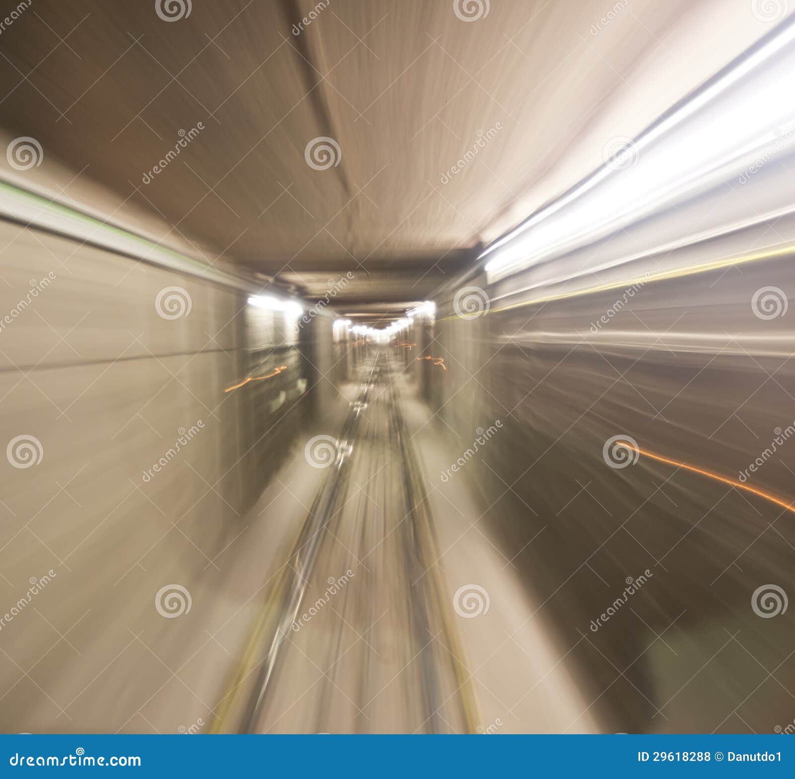 Subway train in tunnel stock photo. Image of station - 29618288