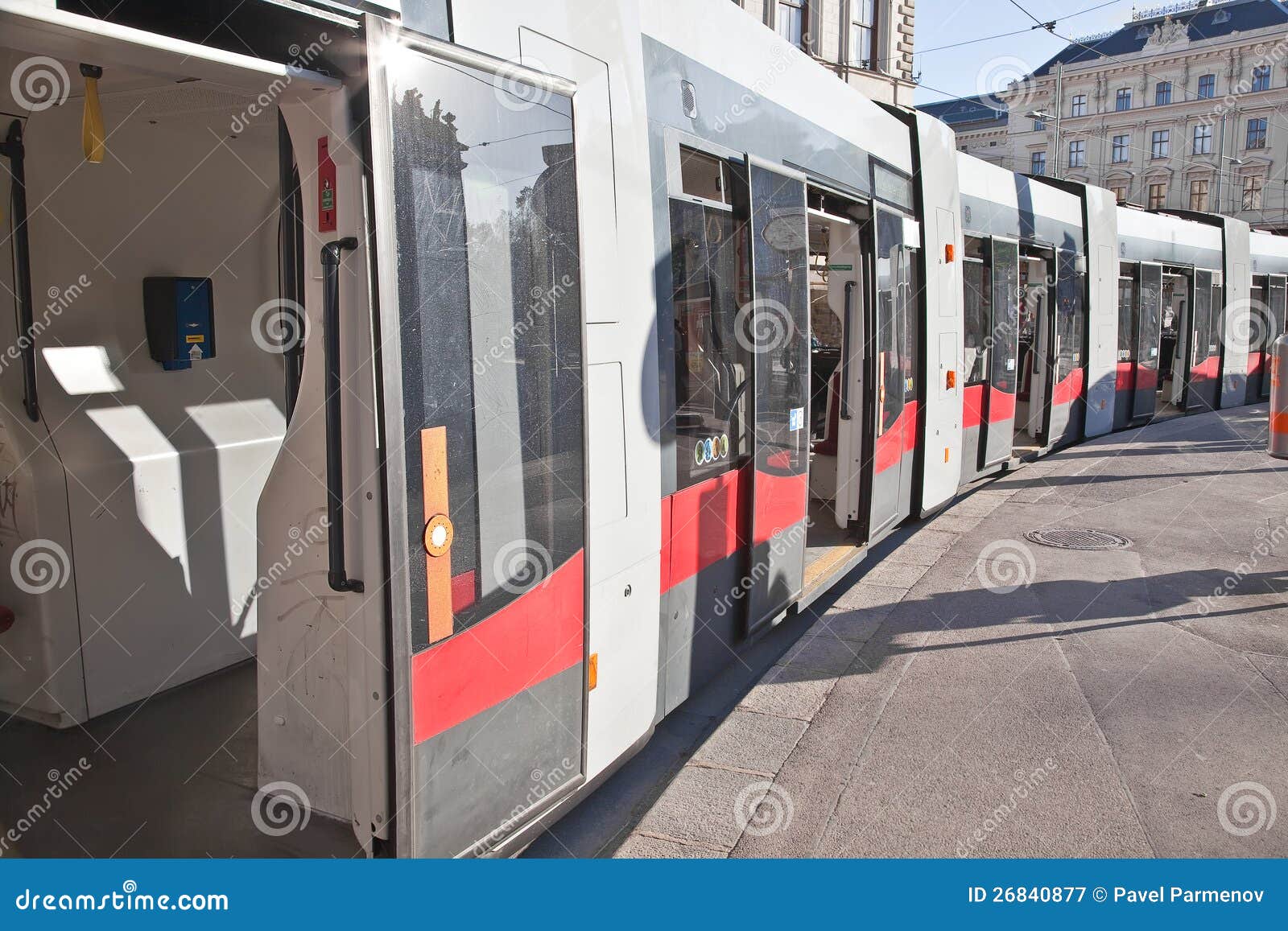 Subway. Train. Vienna stock image. Image of technology - 26840877