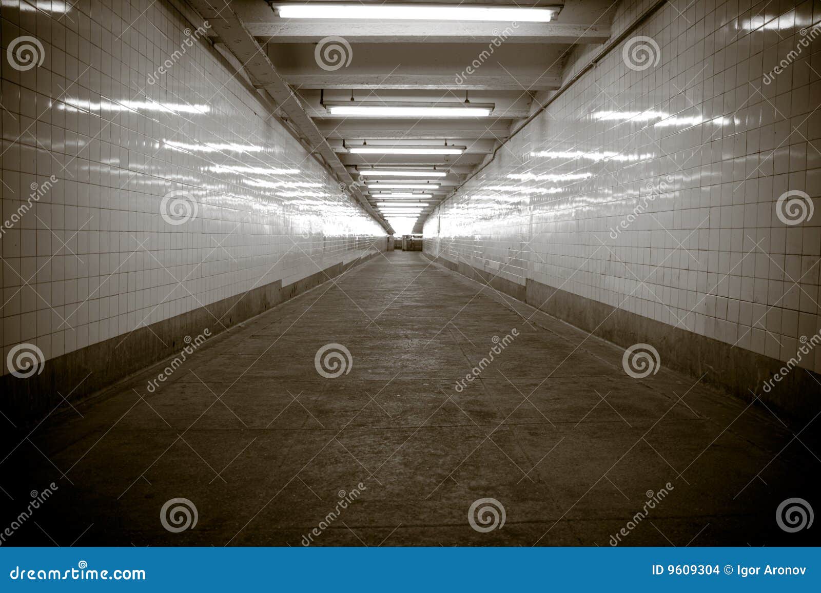 Subway Walkway Picture. Image: 9609304