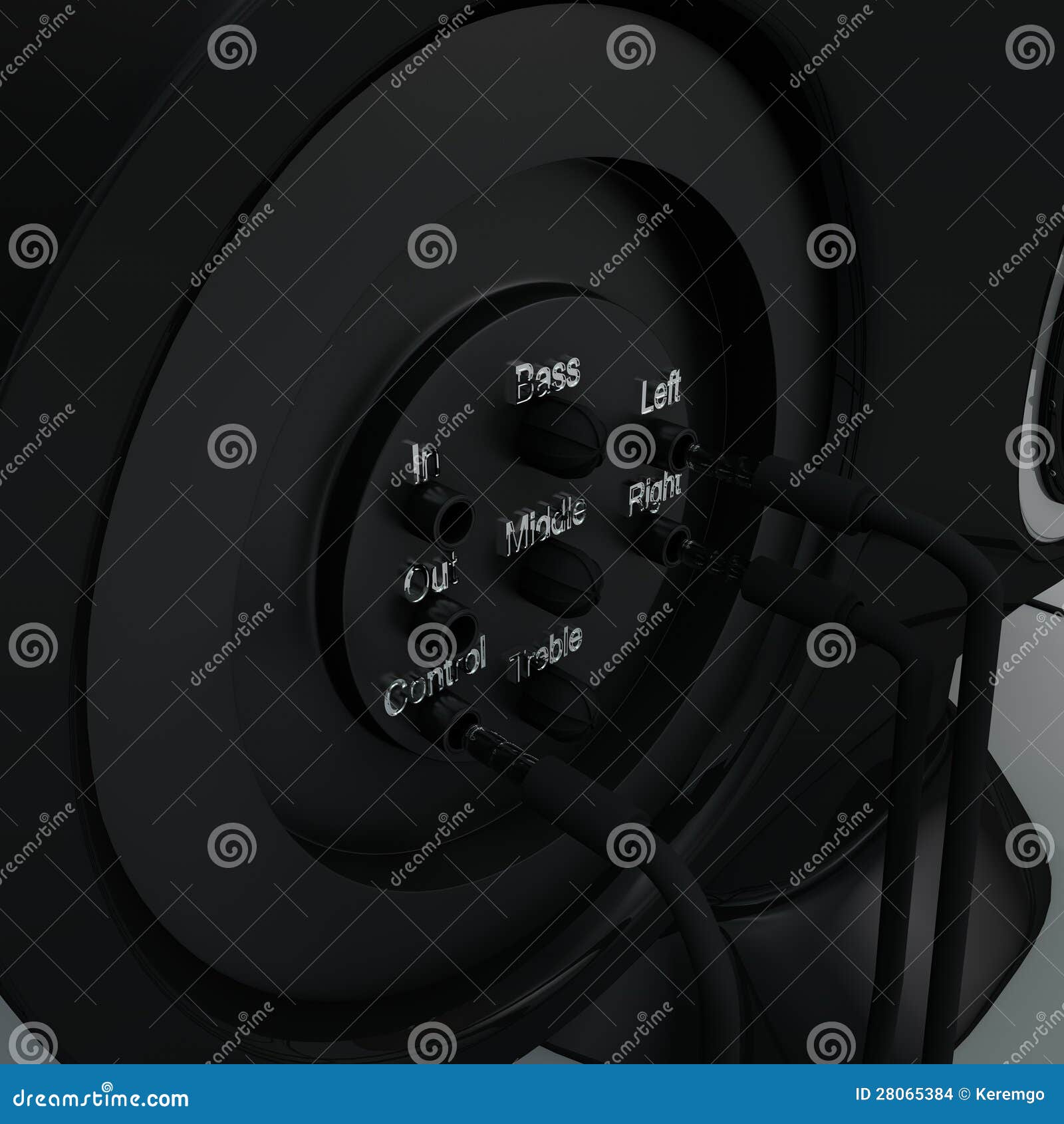 Subwoofer Back stock illustration. Illustration of electronics - 28065384