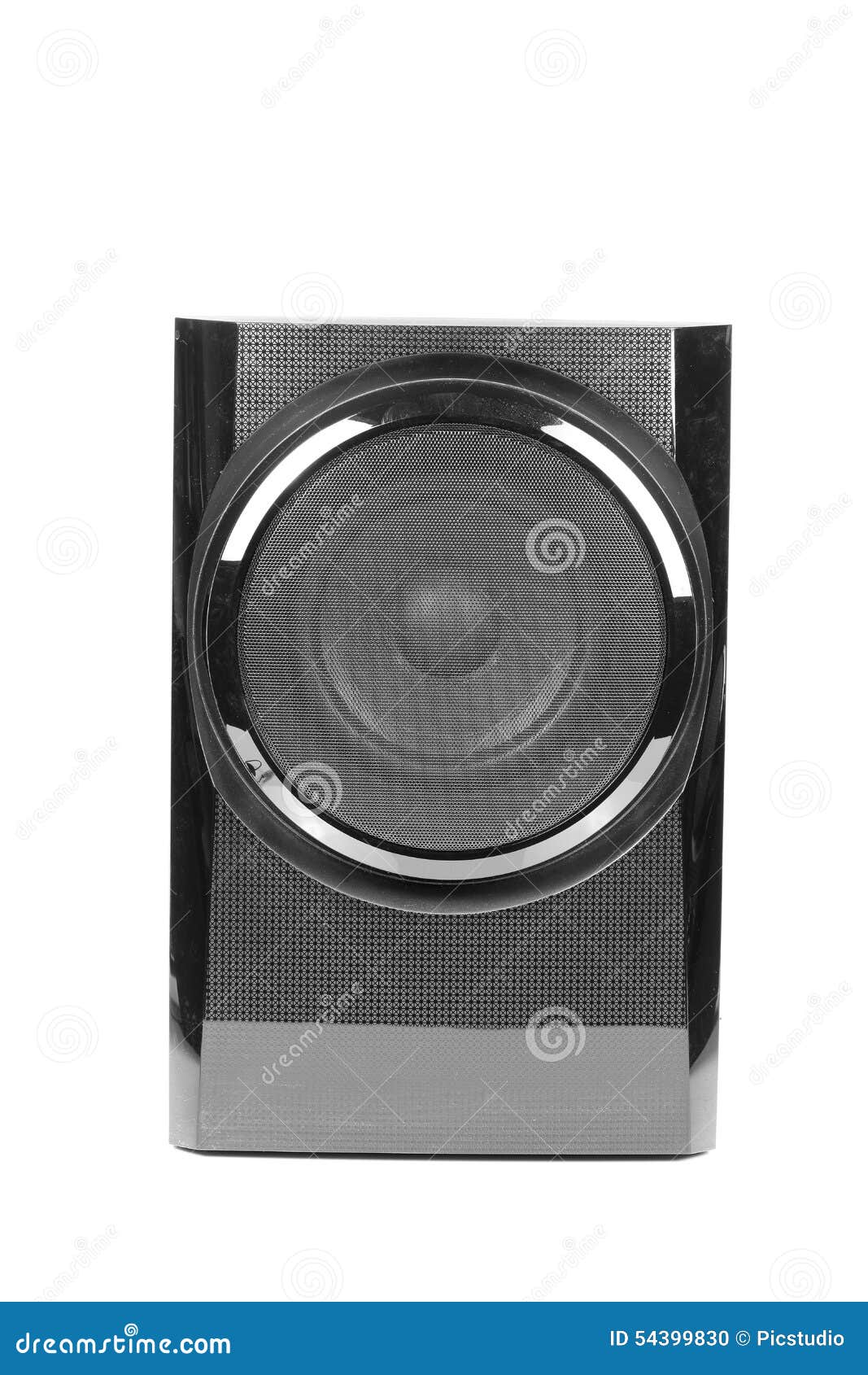 Subwoofer stock photo. Image of background, frequency - 54399830
