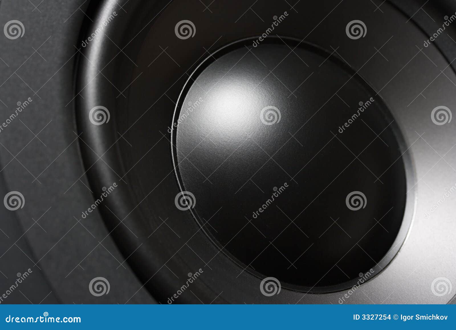 Subwoofer close-up stock photo. Image of stereophonic - 3327254