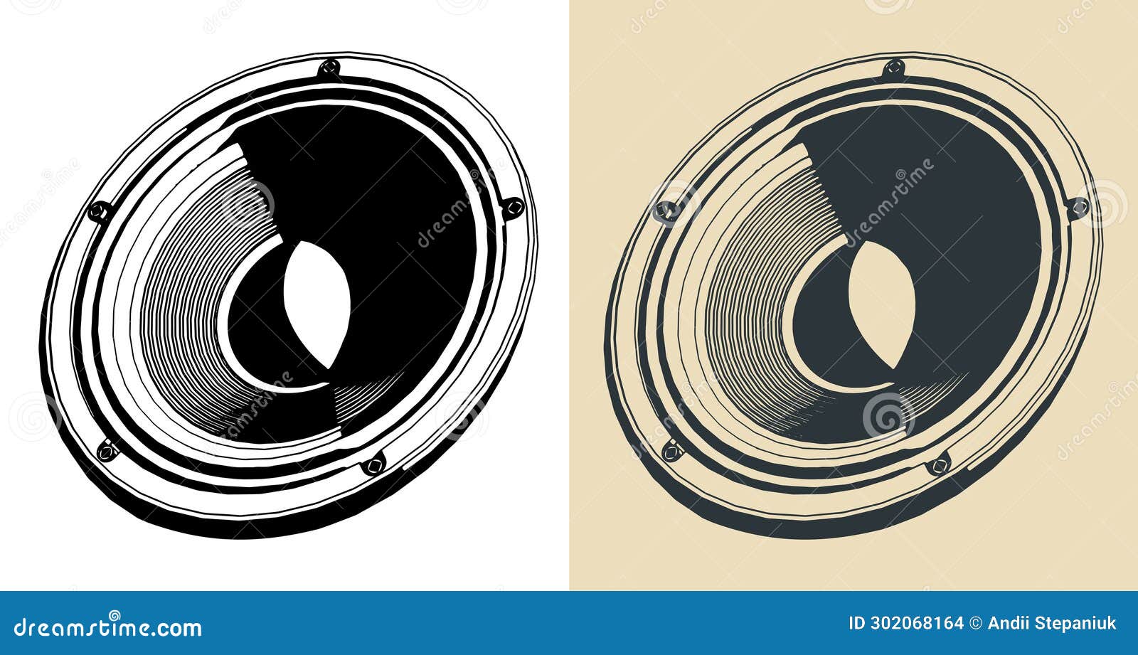 Subwoofer Speaker Isometric Icon. 3d Line Art Technical Drawing ...