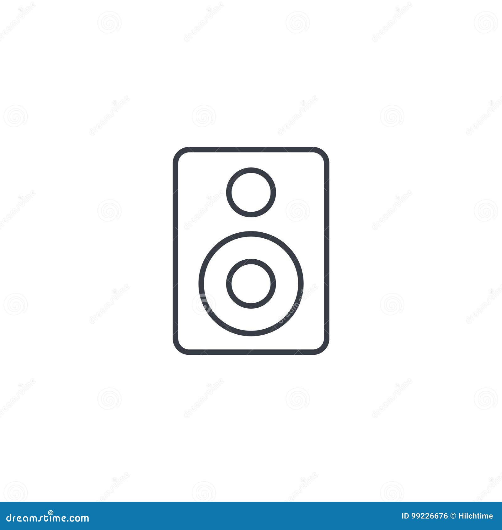 Subwoofer Speaker Thin Line Icon. Linear Vector Symbol Stock Vector ... Subwoofer Speaker Thin Line Icon. Linear Vector Symbol Stock Vector ...