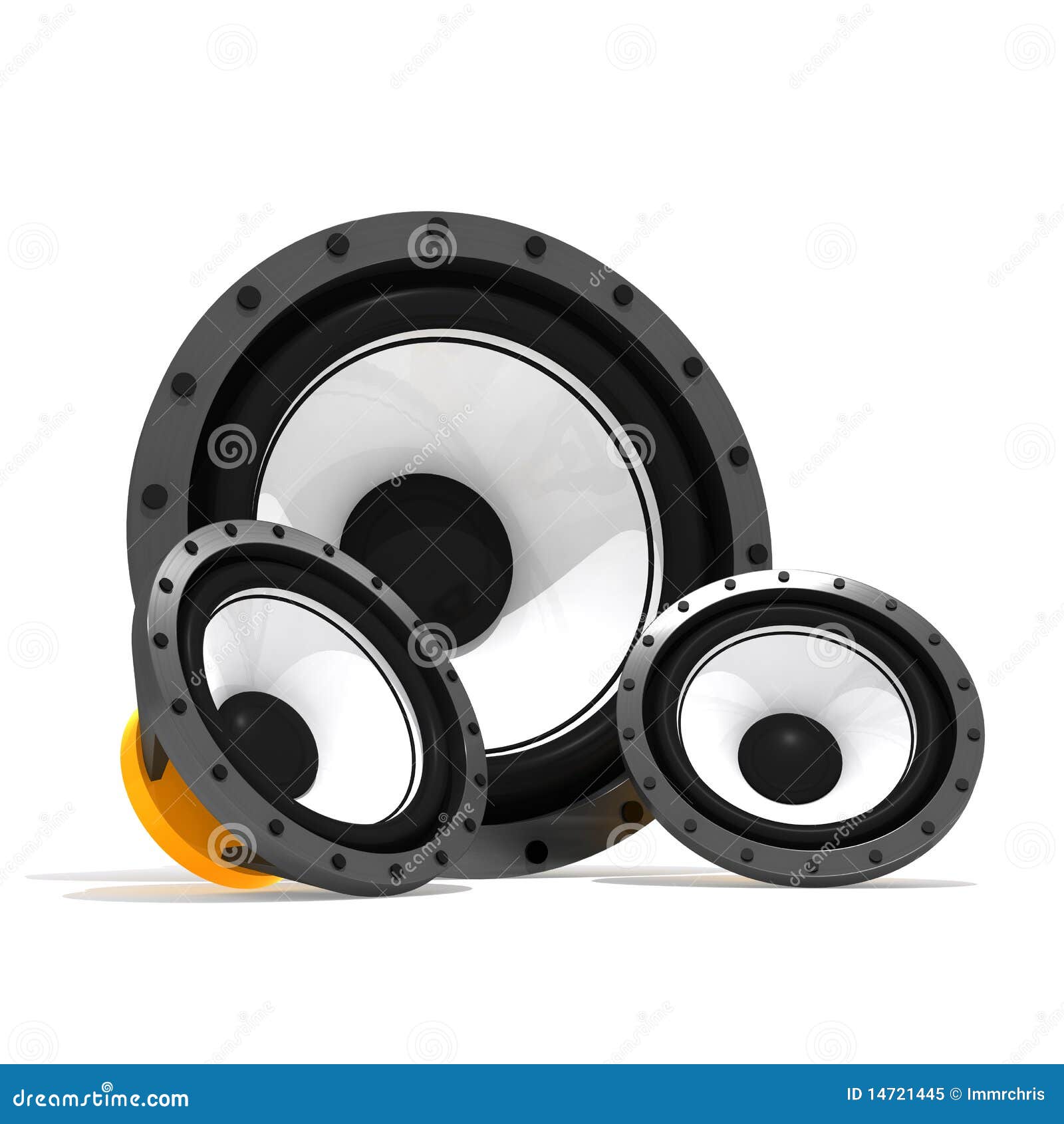 Subwoofers stock illustration. Illustration of bass, hifi - 14721445