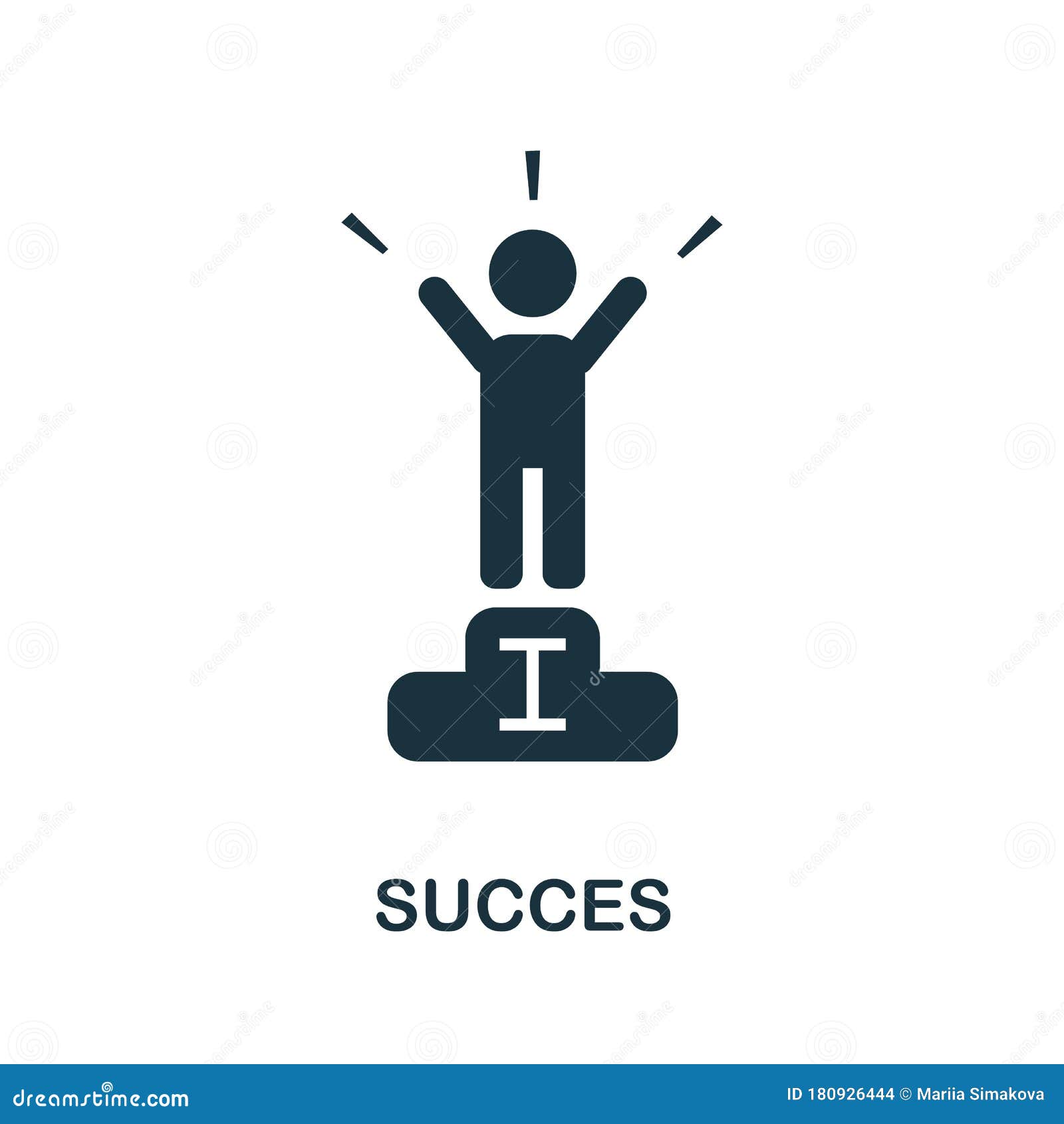 Succes Icon. Simple Illustration from Startup Collection Stock ...